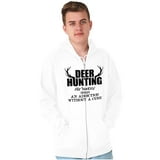 Deer Hunting Definition Antlers Unisex Fleece Graphic Zip Up Hoodie ...