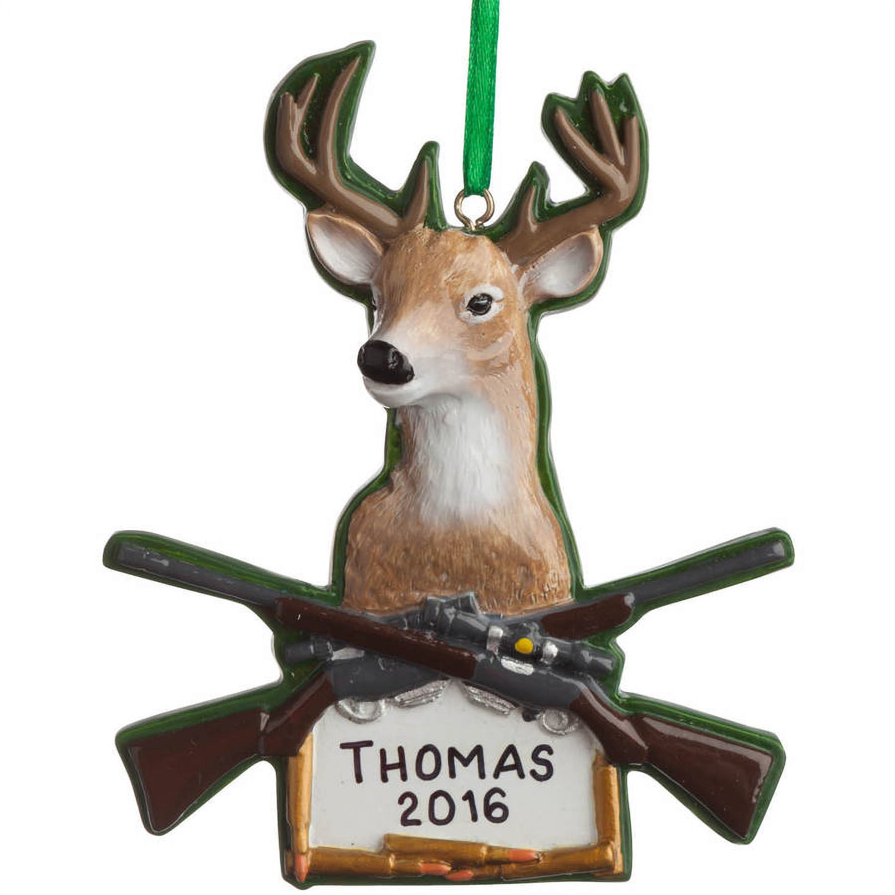Deer Hunting Personalized Christmas Ornament - Walmart.com