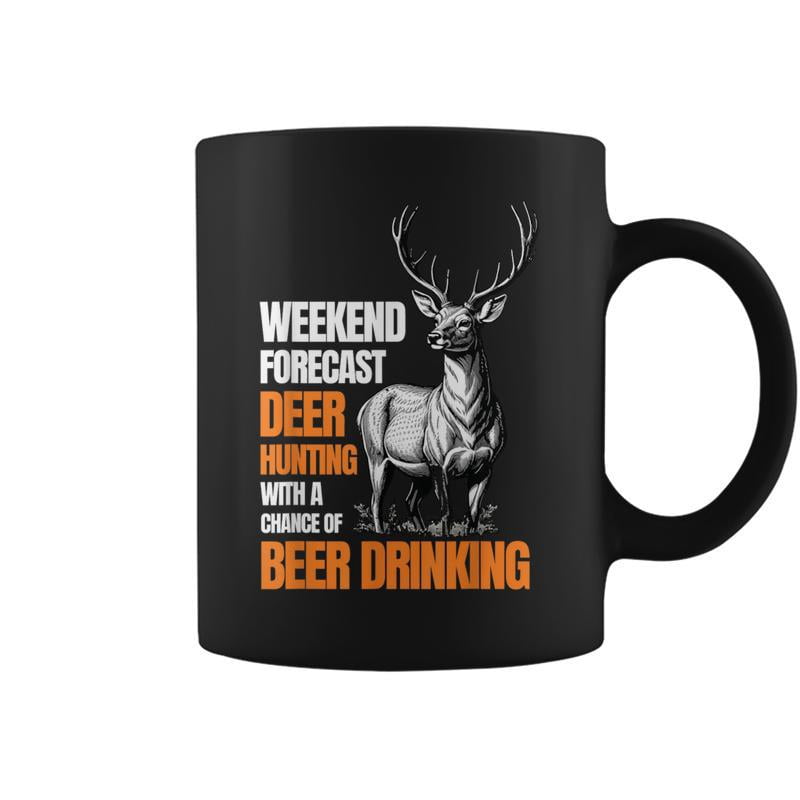 Deer Hunting Season Hunter Drinking Beer For Men Coffee Mugs - Walmart.com
