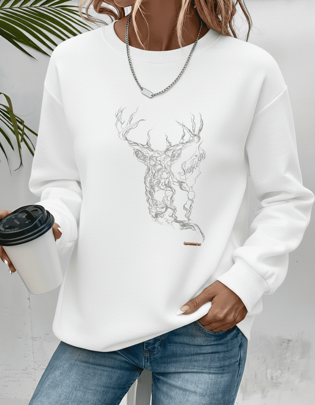 Deer Hunting Smoke Em Hunter Life Graphic Print For Outdoorsman ...