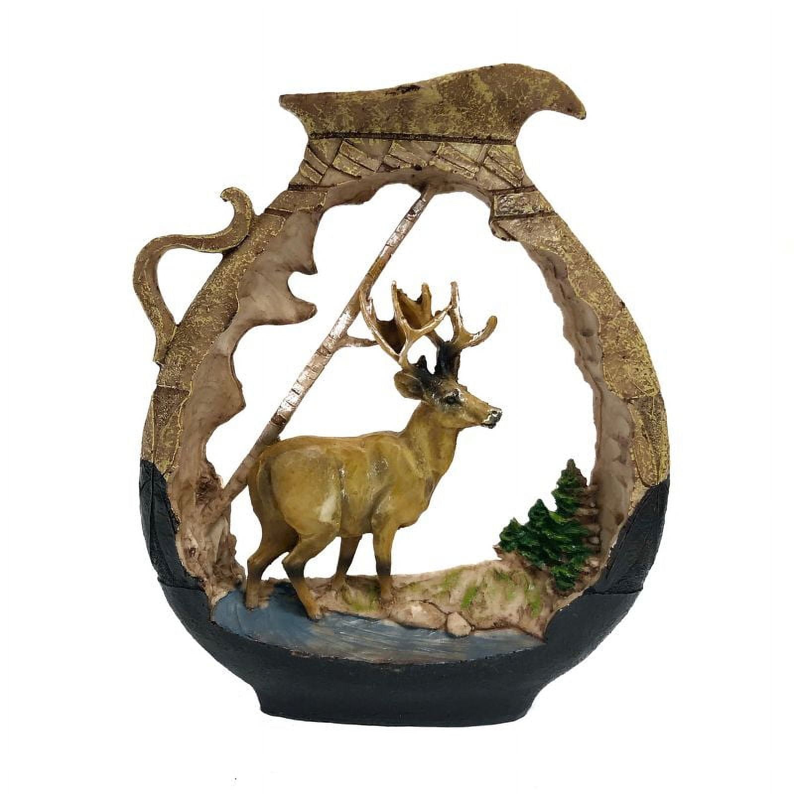 Deer In A Jug Figurine - Walmart.com