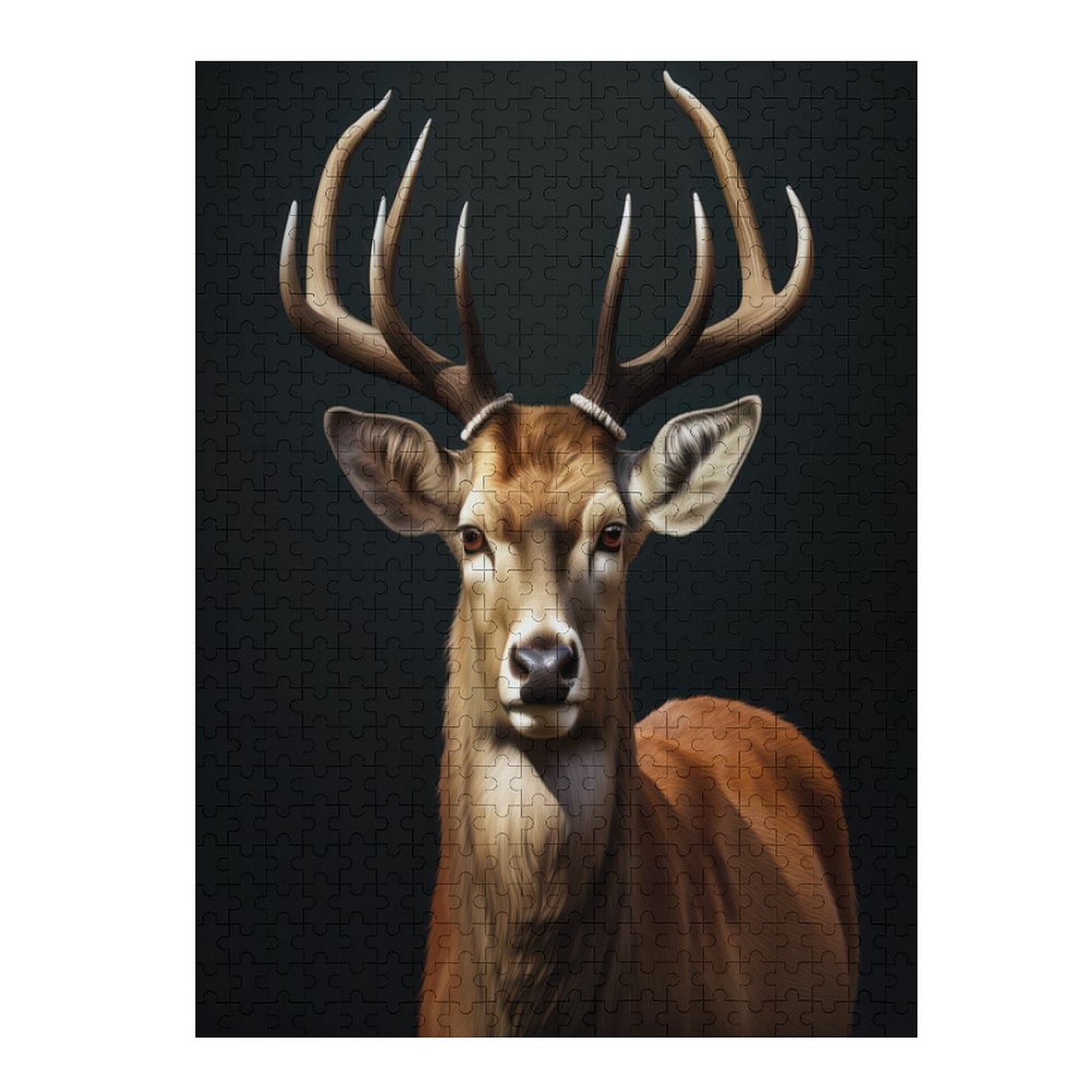Deer Jigsaw Puzzles For Adults 1000 Pieces, Challenging Shaped Puzzle ...