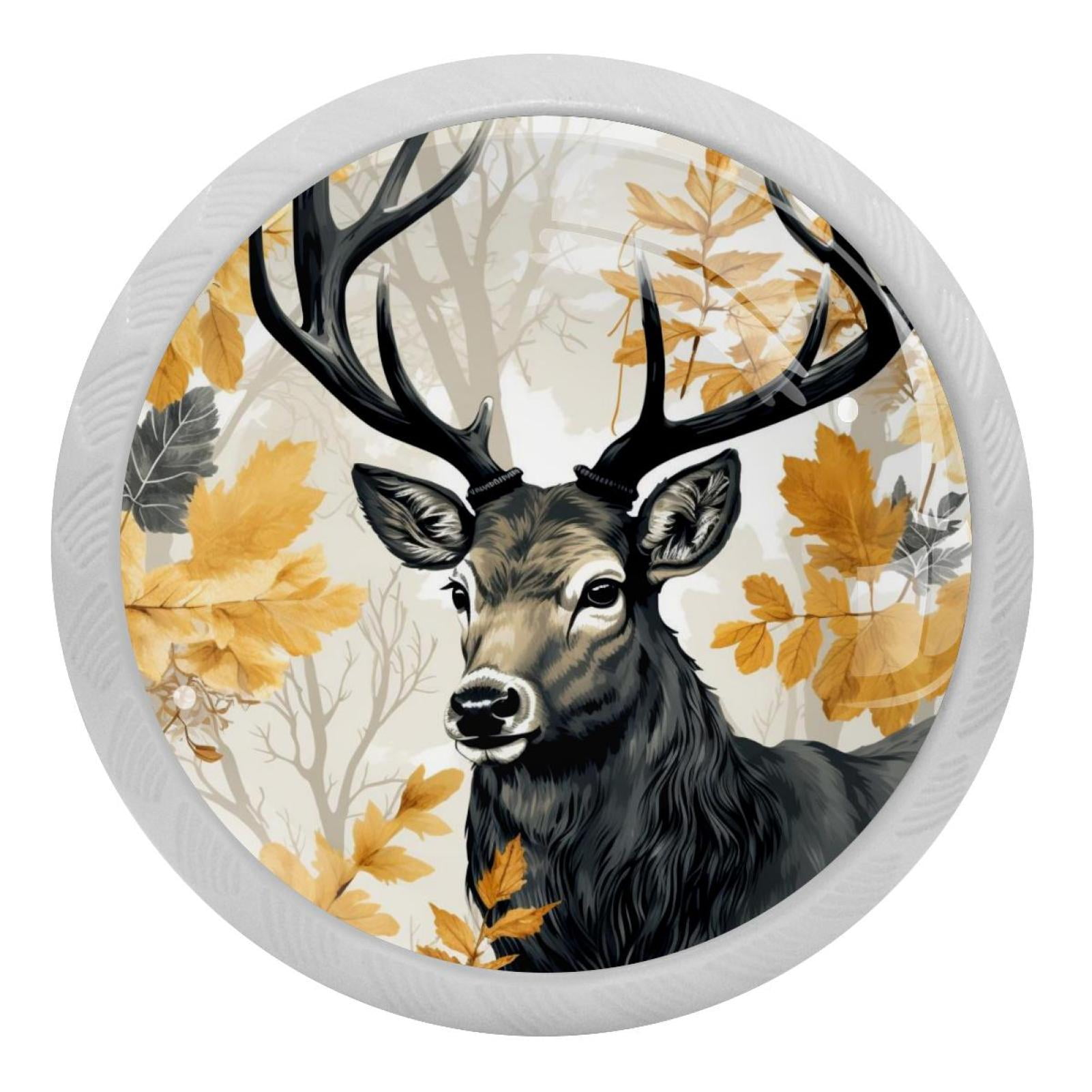 Deer Kitchen Hardware: Fluorescent Drawer Pulls - Round 4-Pack, Glow-in ...