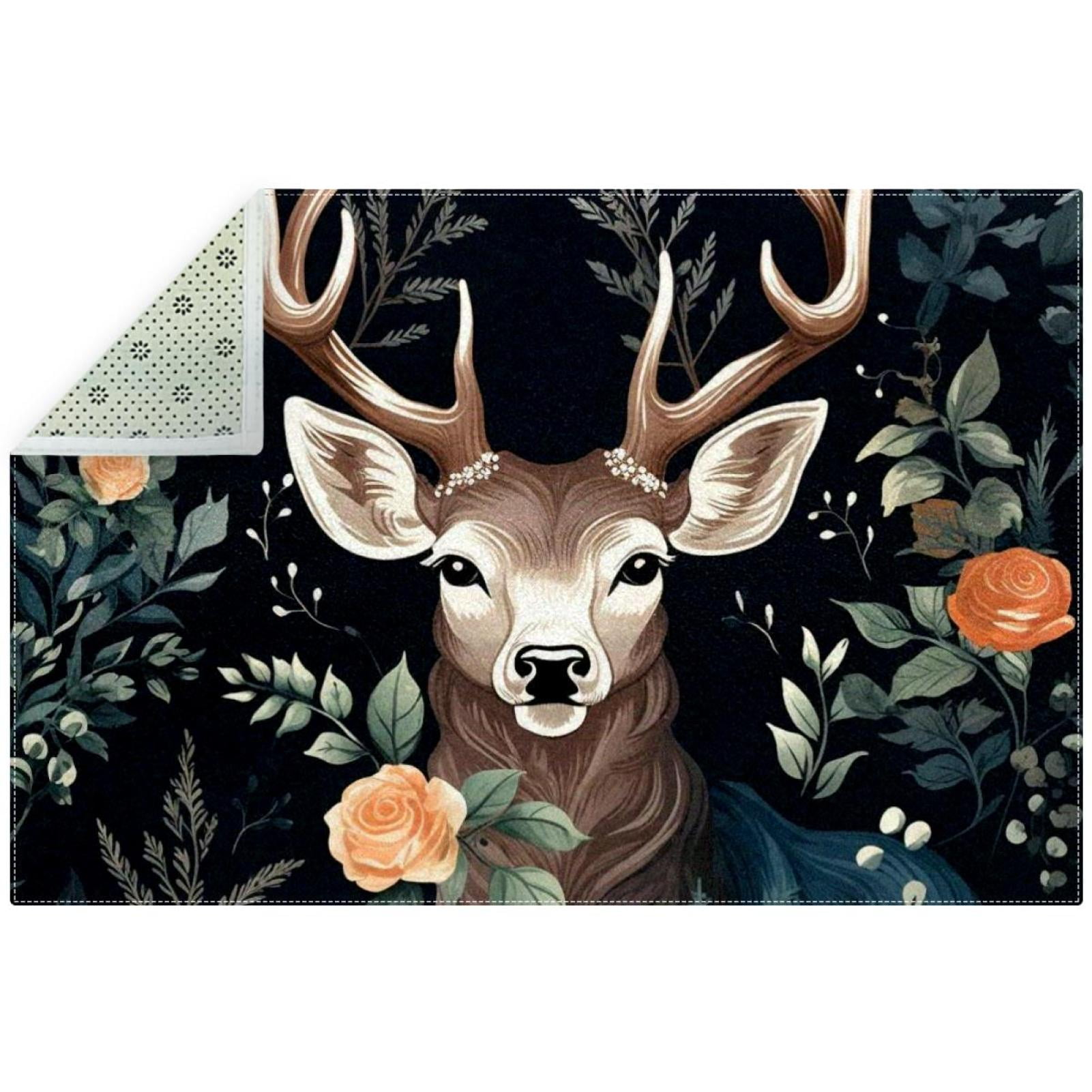 Deer Kitchen Mat - Ergonomic Comfort Standing Mat with Right-Angle ...