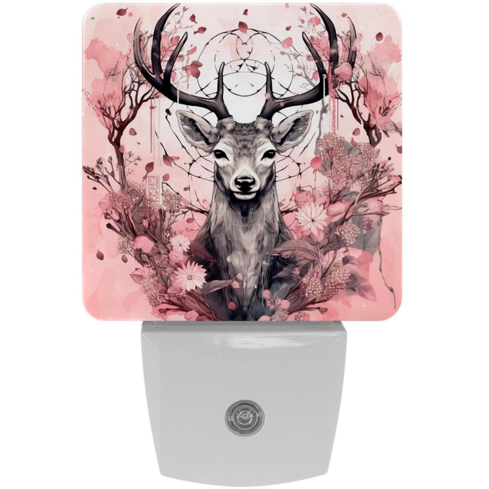 Deer LED Square Night Lights - Bedside Lighting Solution for a Soothing ...