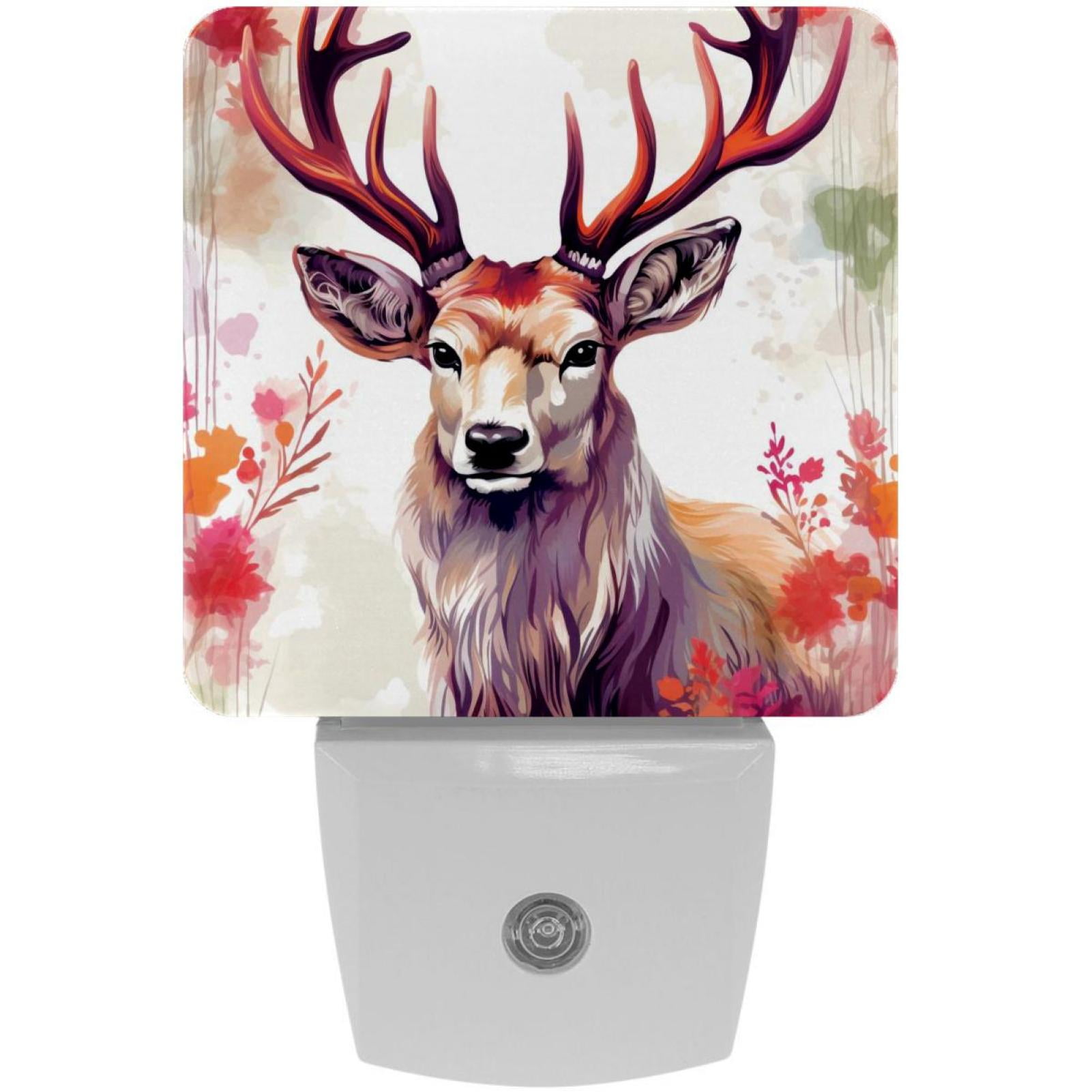 Deer LED Square Night Lights - Energy Efficient and Sleek Design - for ...