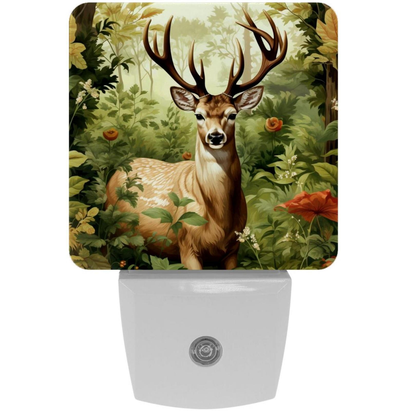 Deer LED Square Night Lights - Modern and Versatile Plug-in Lighting ...