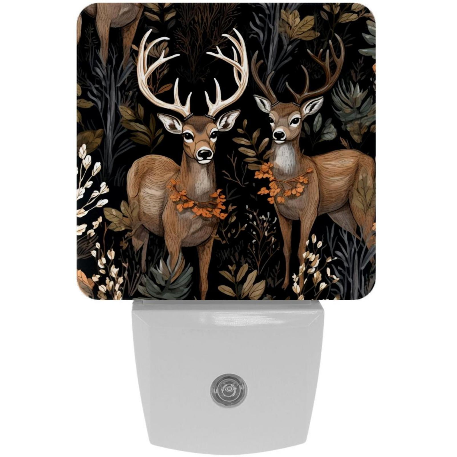 Deer LED Square Night Lights - Modern and Versatile Plug-in Lighting ...