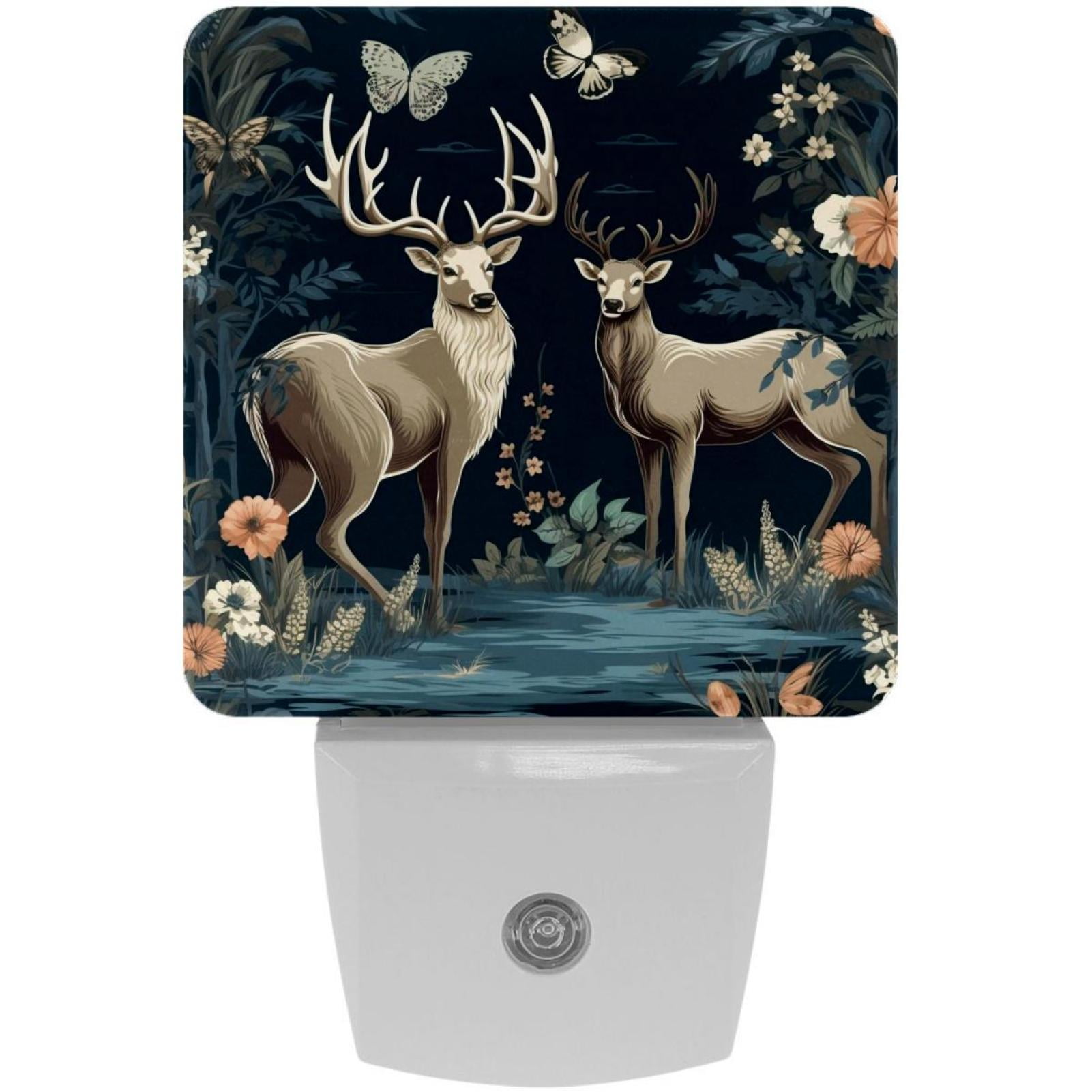 Deer LED Square Night Lights - Modern and Versatile Plug-in Lighting ...