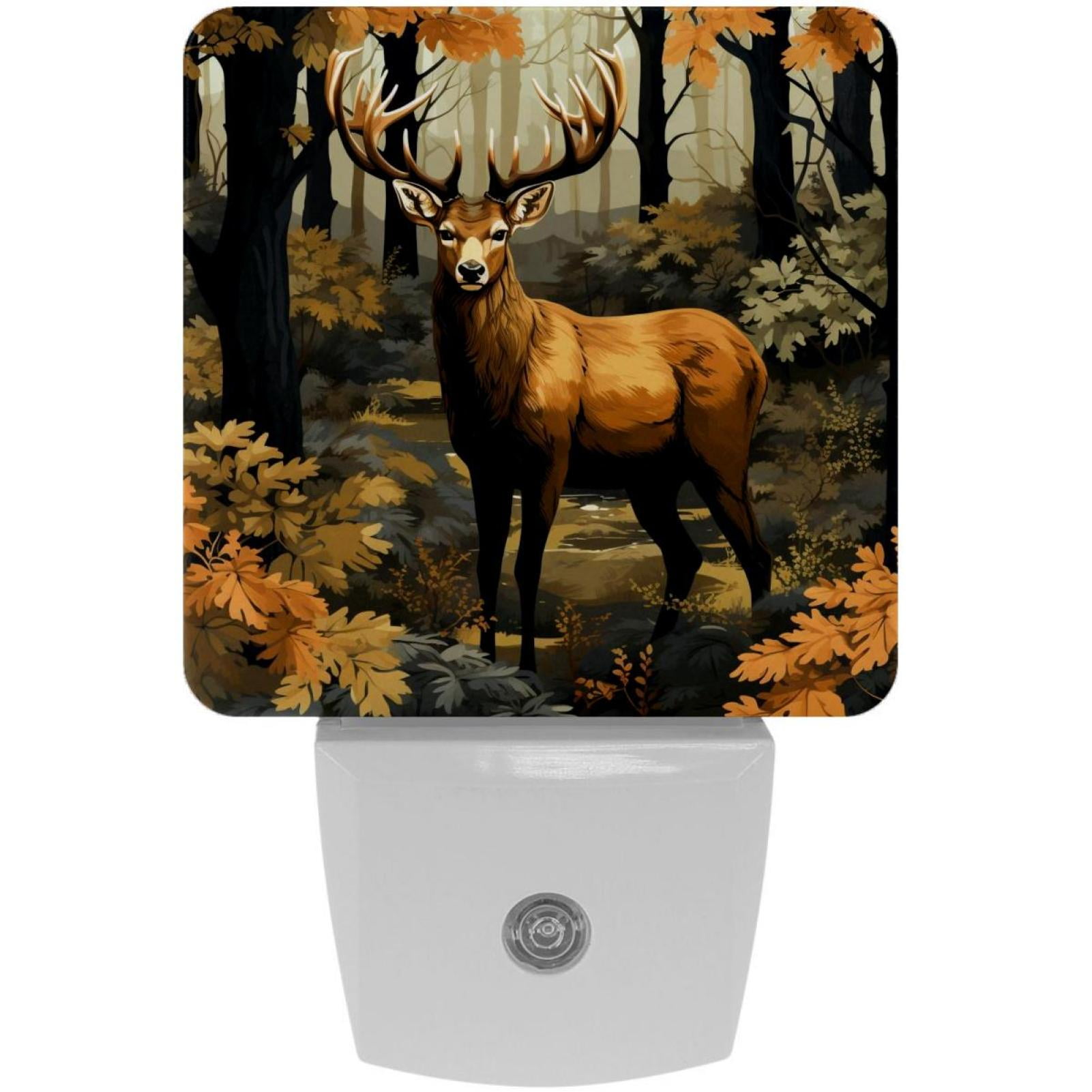 Deer LED Square Night Lights - Small and Bright Illumination for Your ...