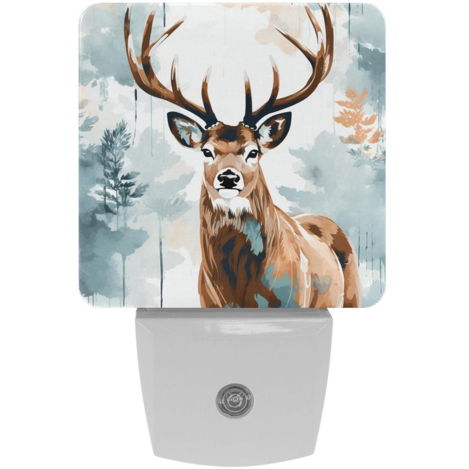 Deer LED Square Night Lights - Stylish and Convenient Illumination for ...