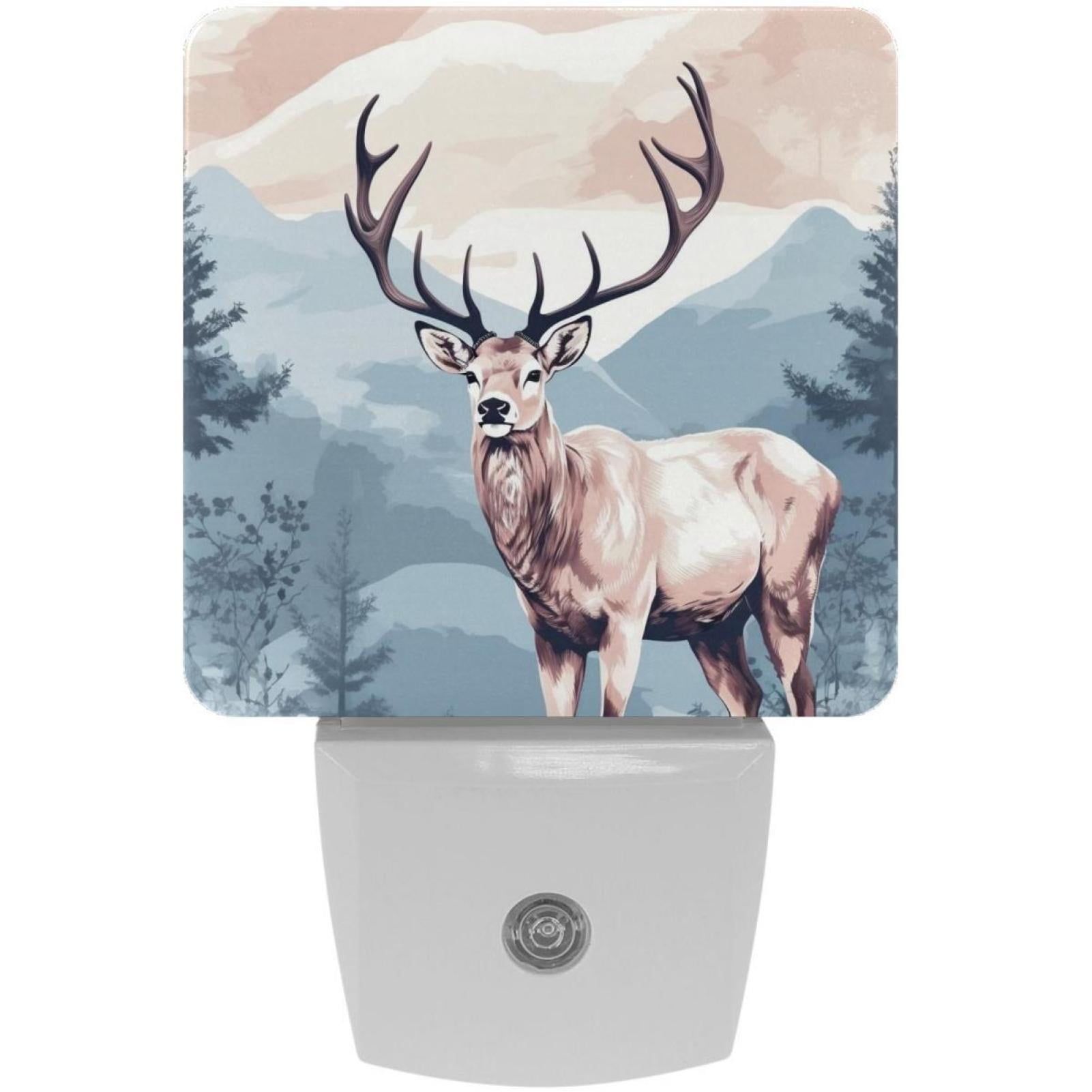 Deer LED Square Night Lights - Stylish and Convenient Illumination for ...