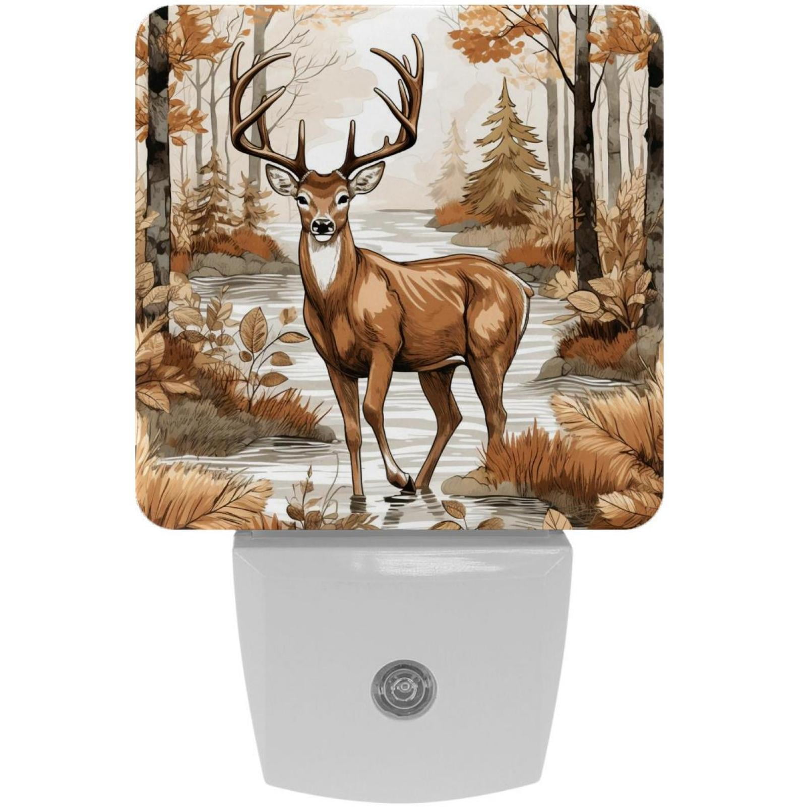 Deer LED Square Night Lights - Stylish and Energy-Efficient ...