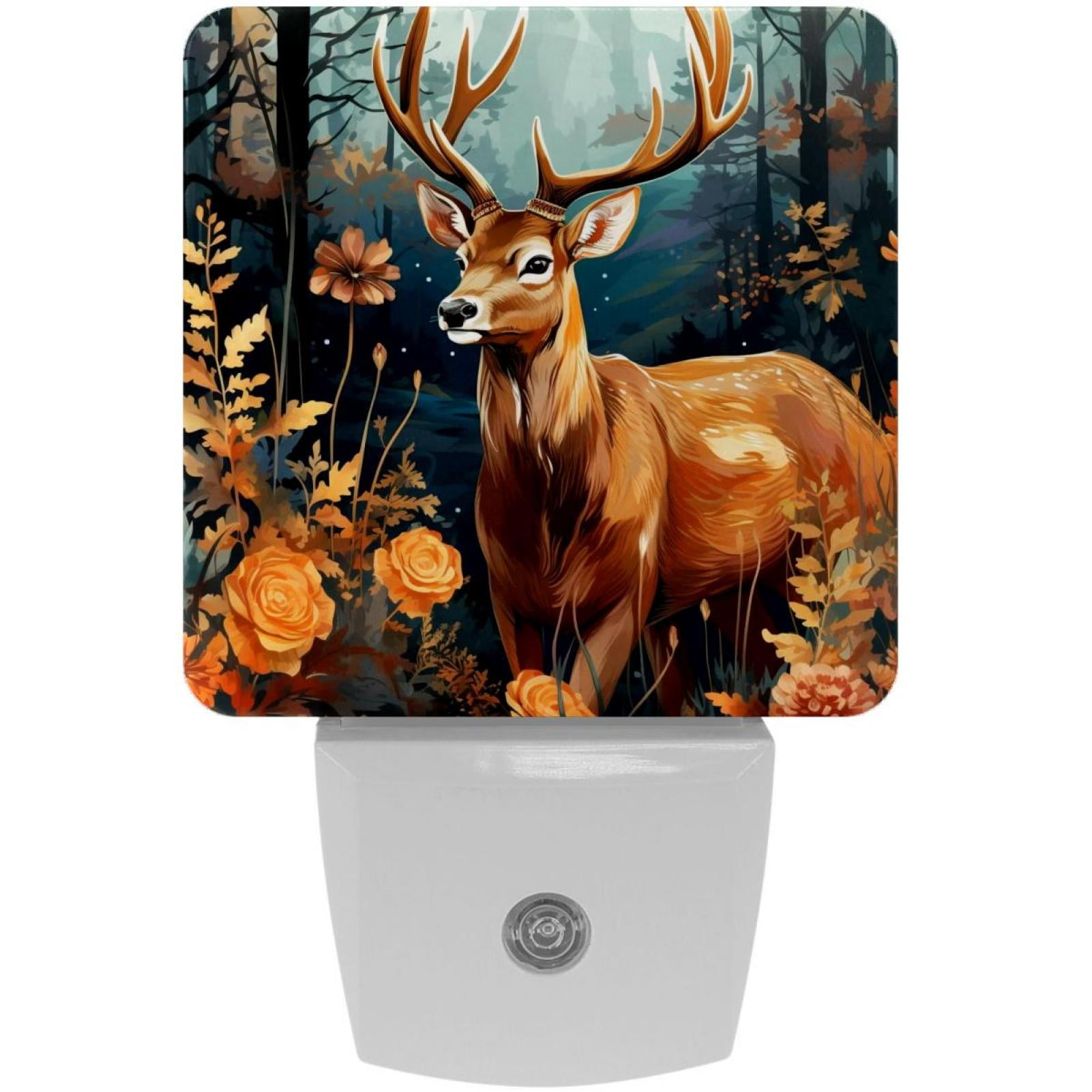 Deer LED Square Night Lights - Stylish and Energy-Efficient ...