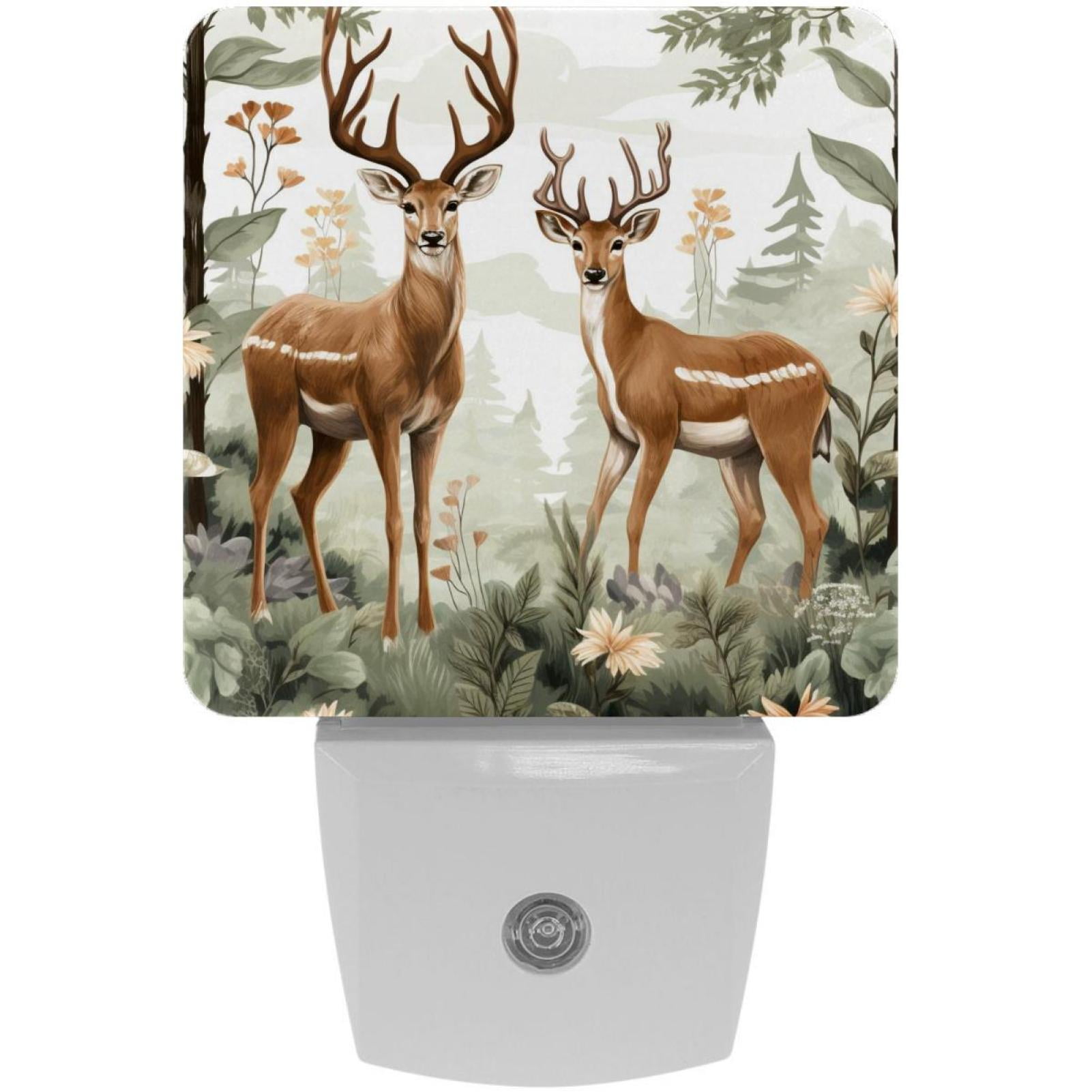 Deer LED Square Night Lights - Stylish and Energy-Efficient Lighting ...
