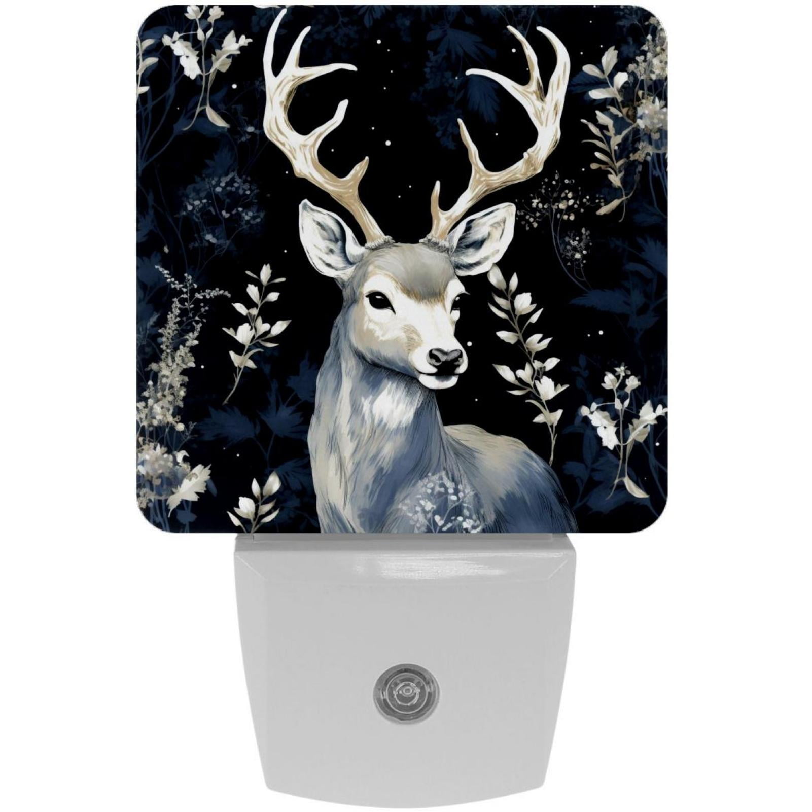 Deer LED Square Night Lights - Stylish and Energy-Efficient Room ...
