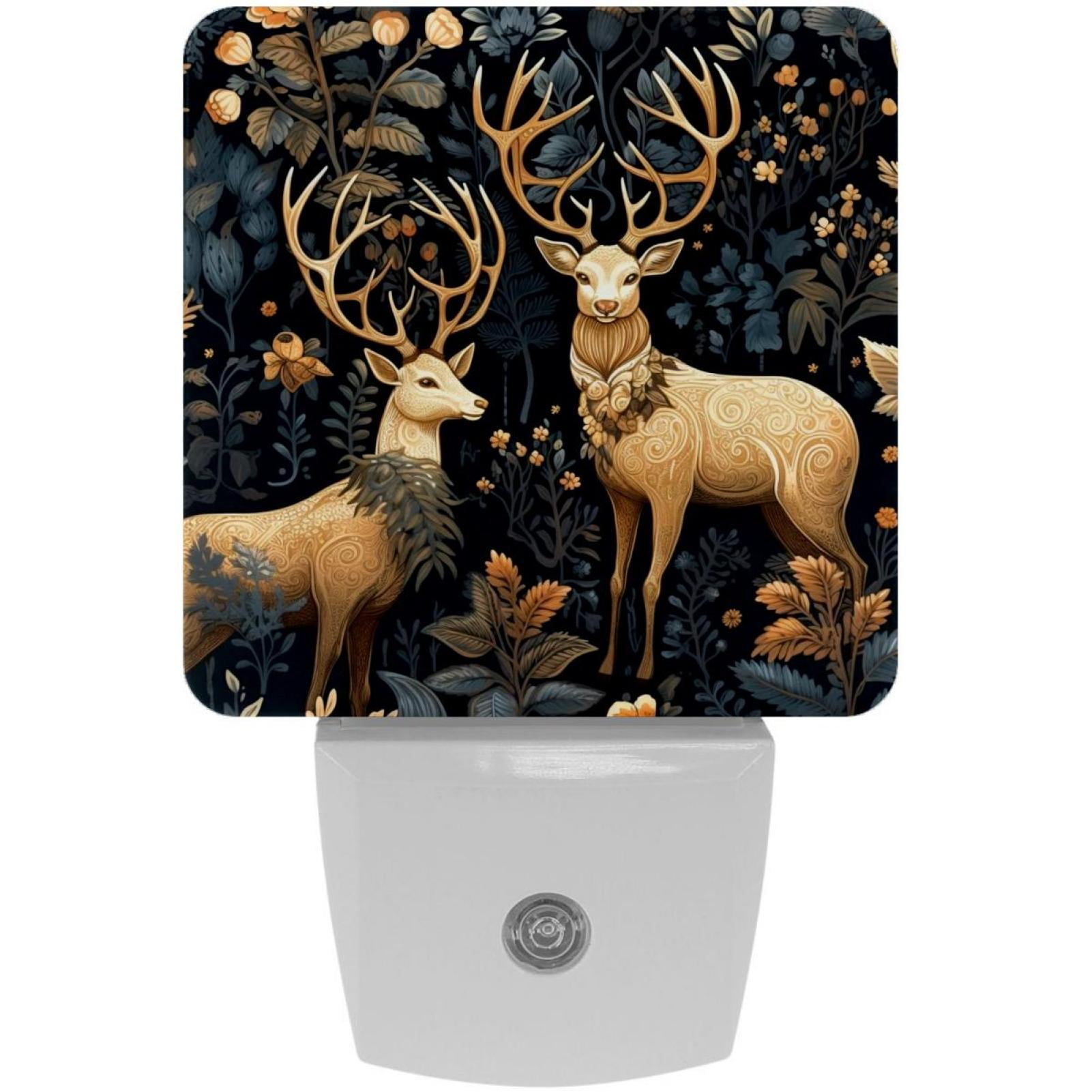 Deer LED Square Night Lights - Stylish and Functional Nightlight for ...