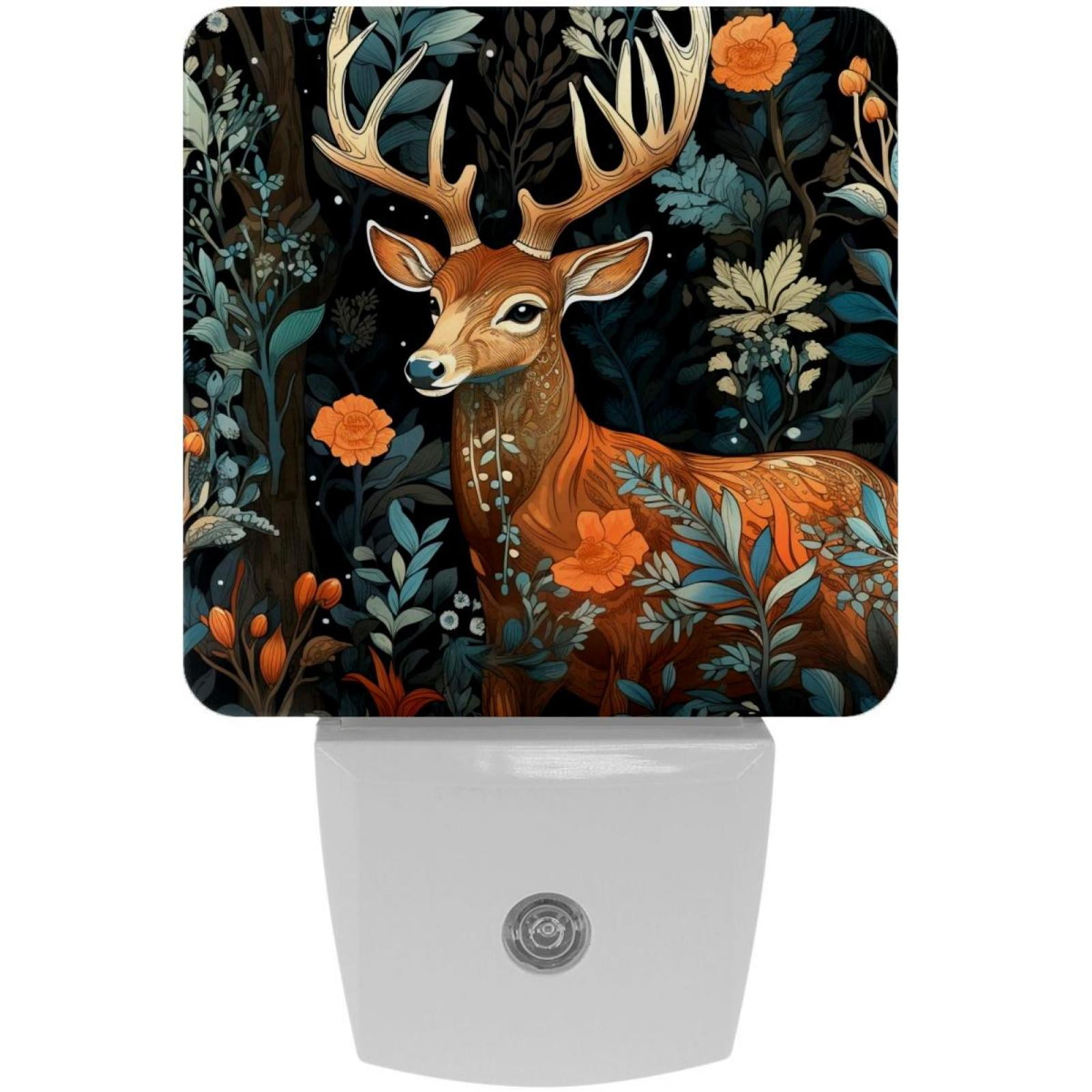 Deer LED Square Night Lights for a Bright and Stylish Ambiance - Ideal ...