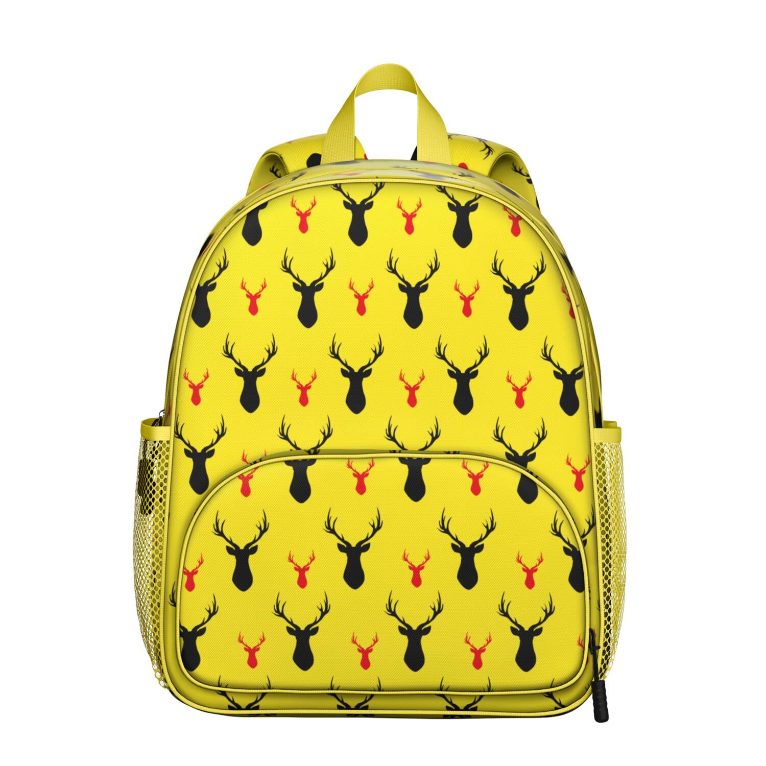 Deer Lover Student Backpack – Vintage Forest Print With Nordic ...