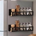 Deer Magnetic Spice Rack for Refrigerator Metal Magnet Basket Shelf for ...