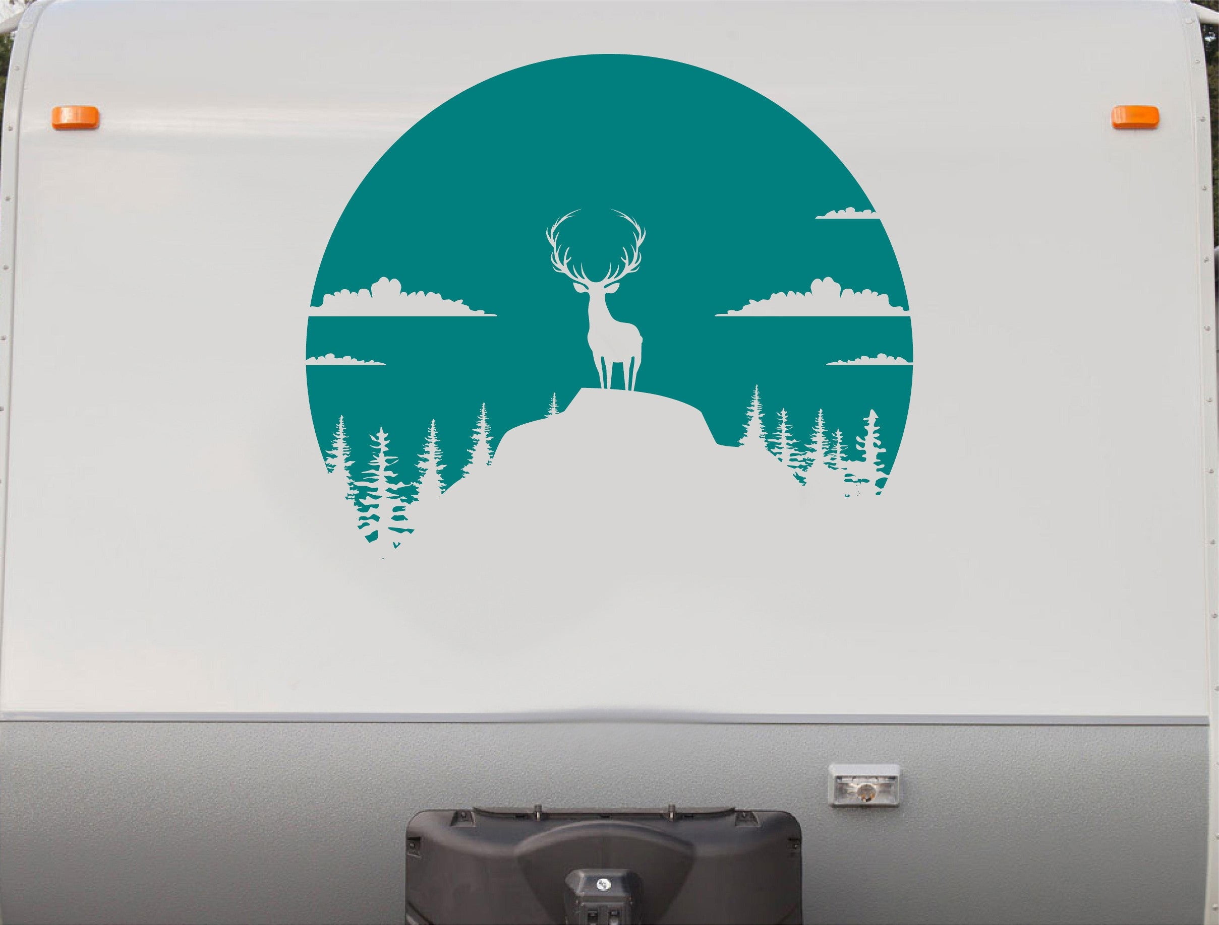 Deer Mountain Camper Trailer Truck Decals - Walmart.com
