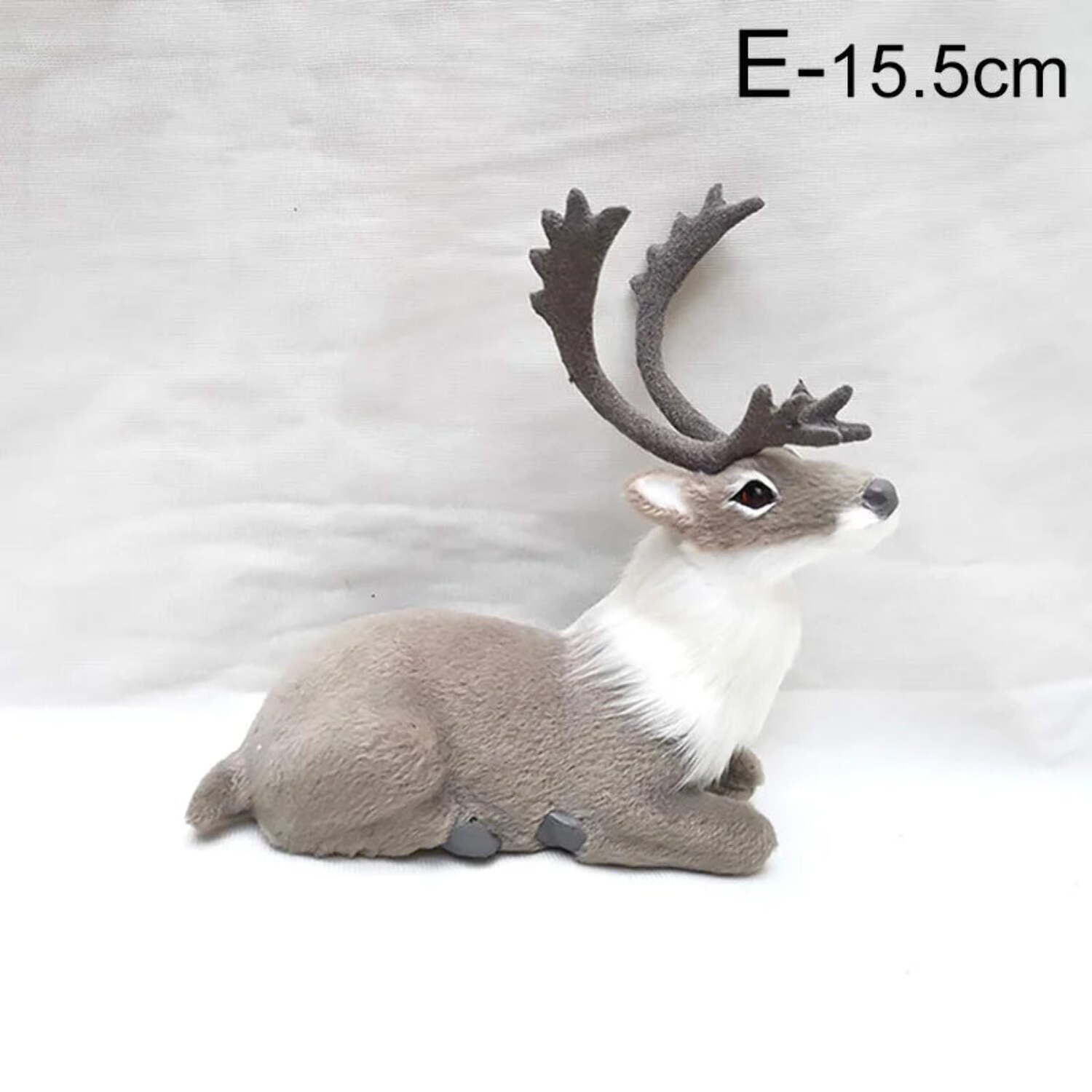 Deer Ornaments Simulation Christmas Elk Model Miniature Reindeer ...