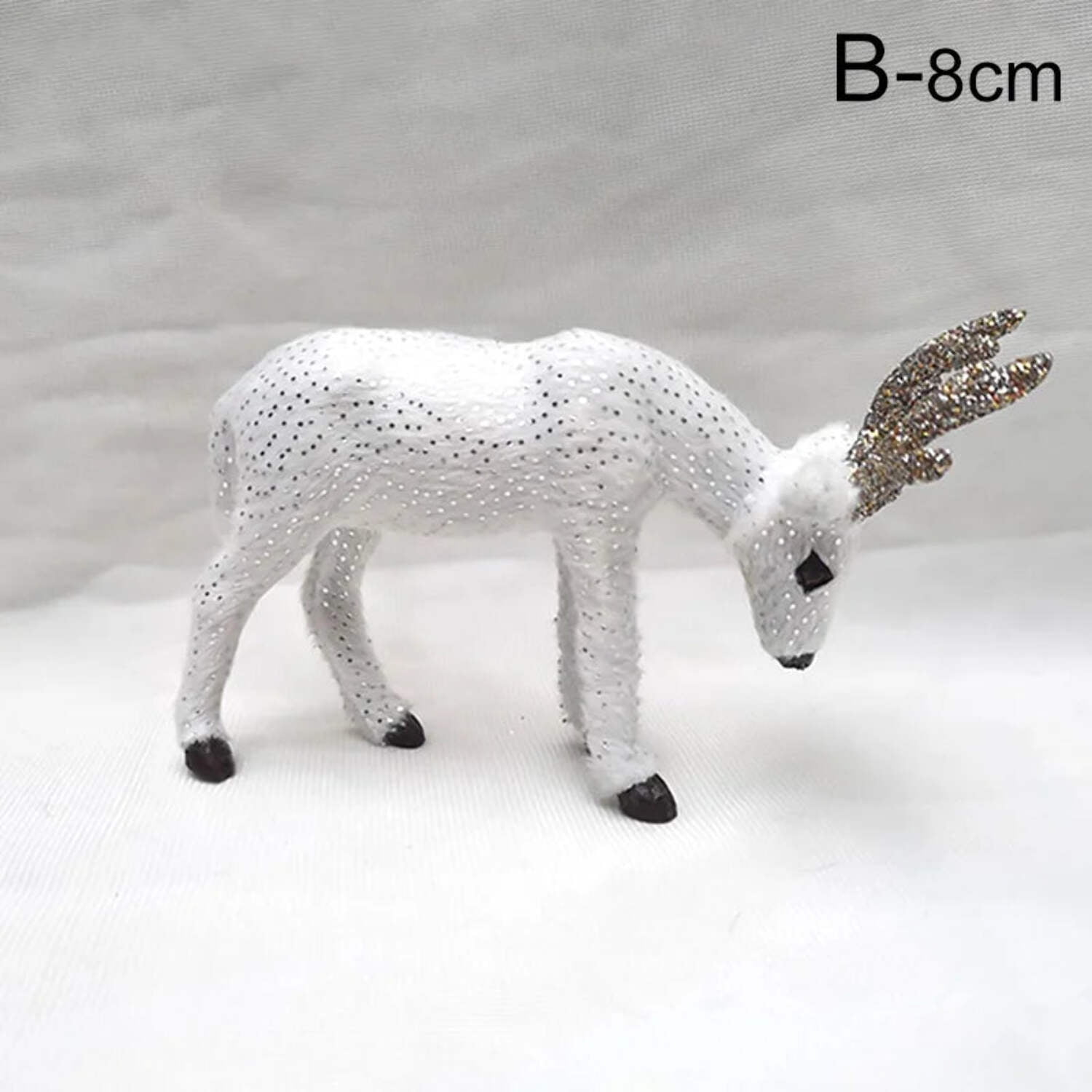 Deer Ornaments Simulation Christmas Elk Model Miniature Reindeer ...