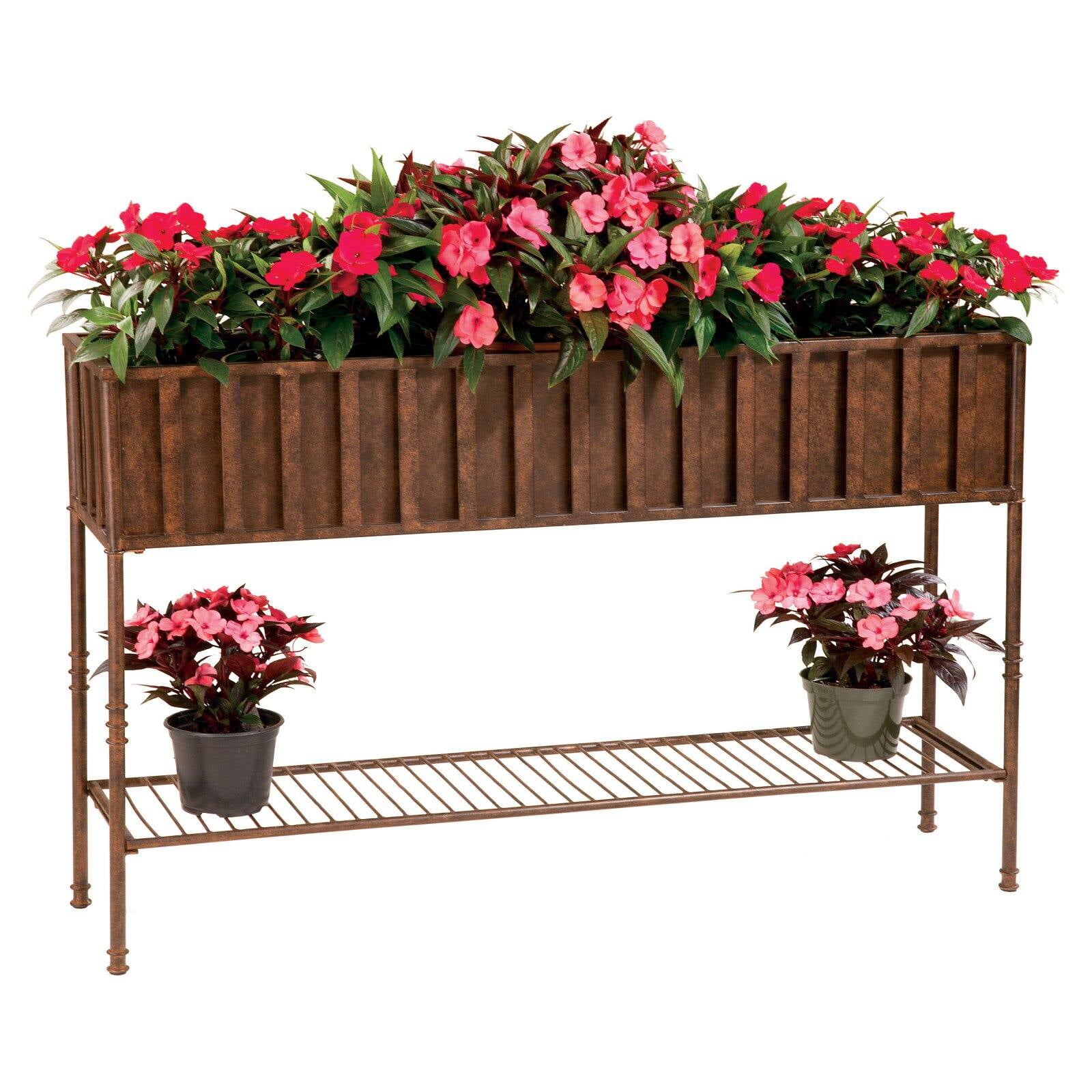 Deer Park Ironworks Solera Planter with Tin Liner - Walmart.com
