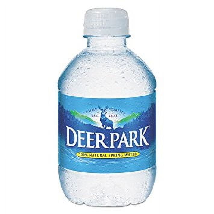 DEER PARK Small 100% Natural Spring Water, 8-ounce Mini Plastic Bottles, Pack of 48 - Walmart.com