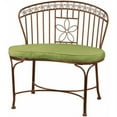 Deer Park Steel Daisy Ribbon Bench - Walmart.com