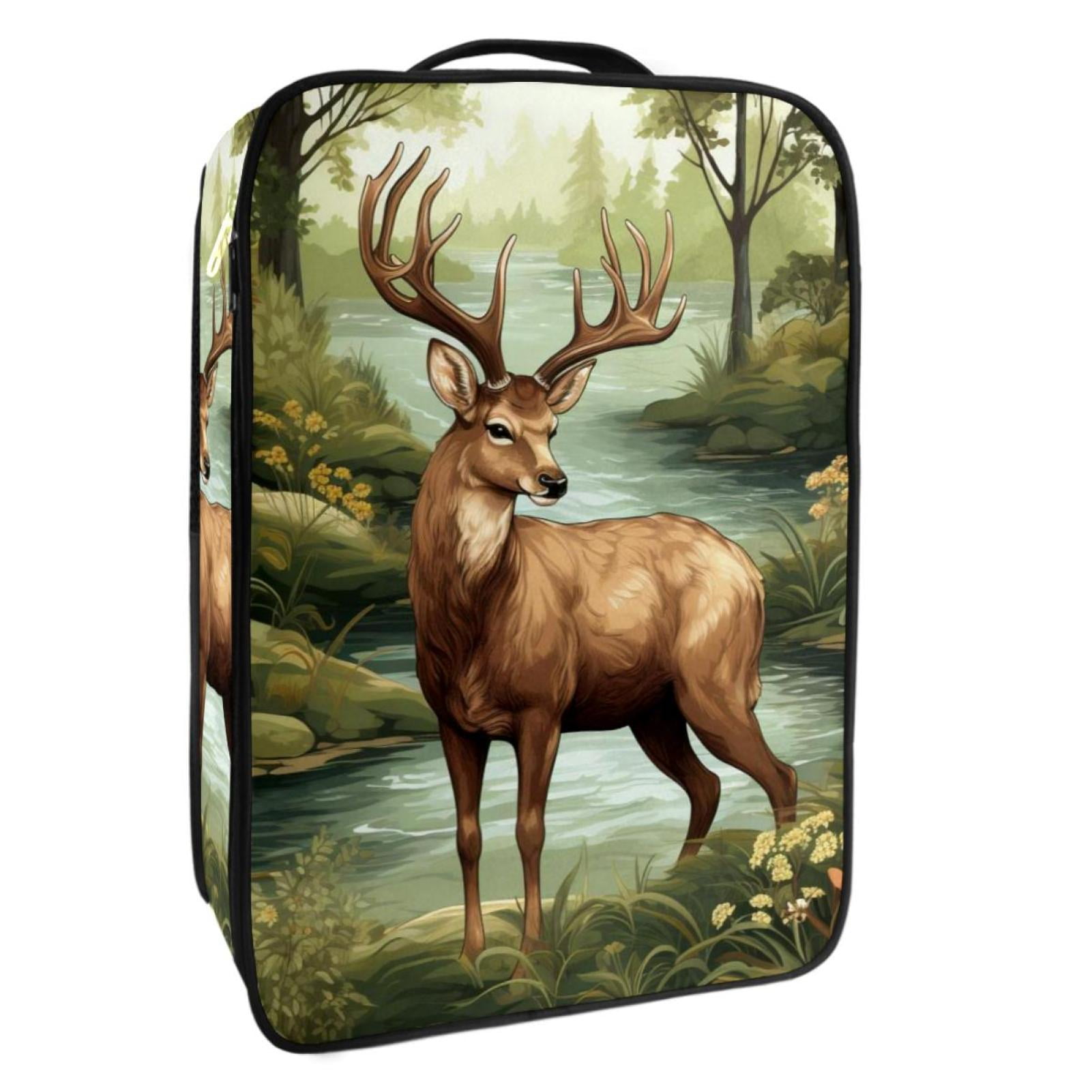 Deer Polyester Shoe Storage Box Organizer - 23x31cm/9x12in Size for ...