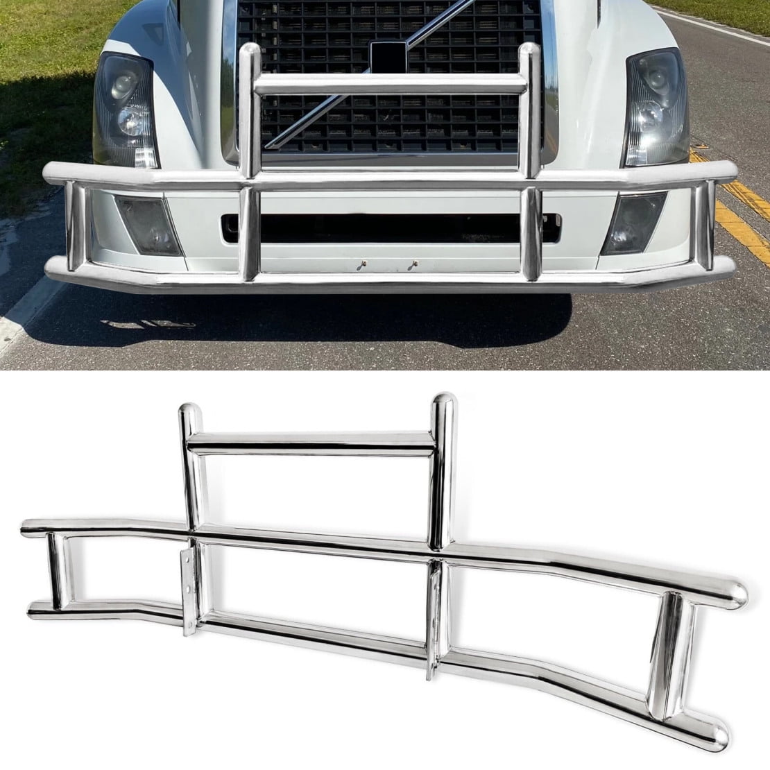 Deer Protection Front Bumper Guard for Volvo VN/VNL (2004-2017 ...