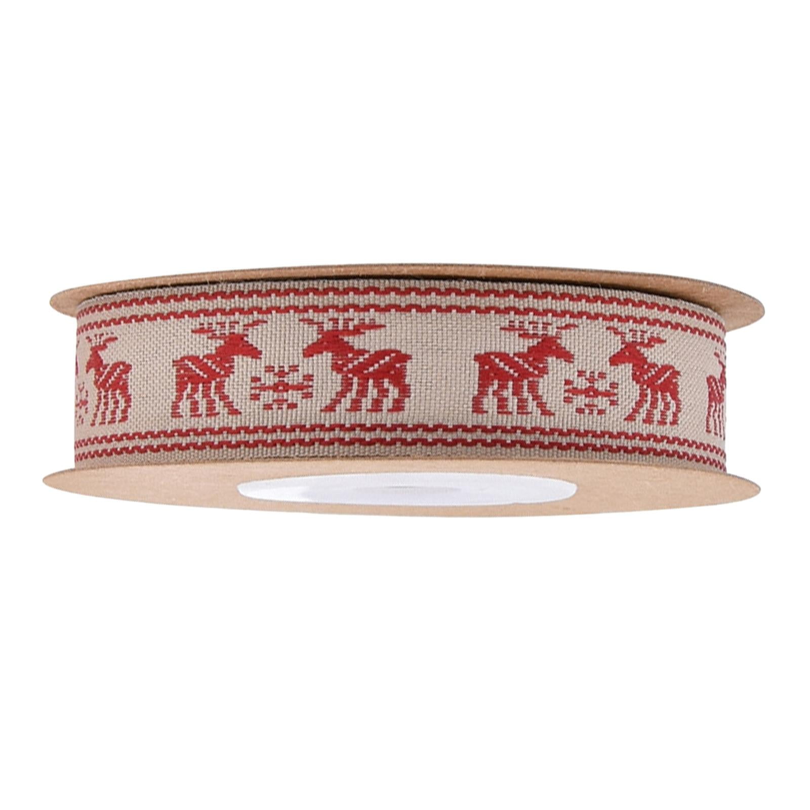 Deer Ribbon Wrapping, , Craft Kids Adults Handmade Printed Ribbon for ...