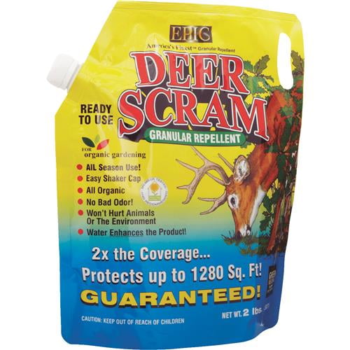 Deer Scram Organic & Rabbit Repellent 6 LB, Each - Walmart Business ...