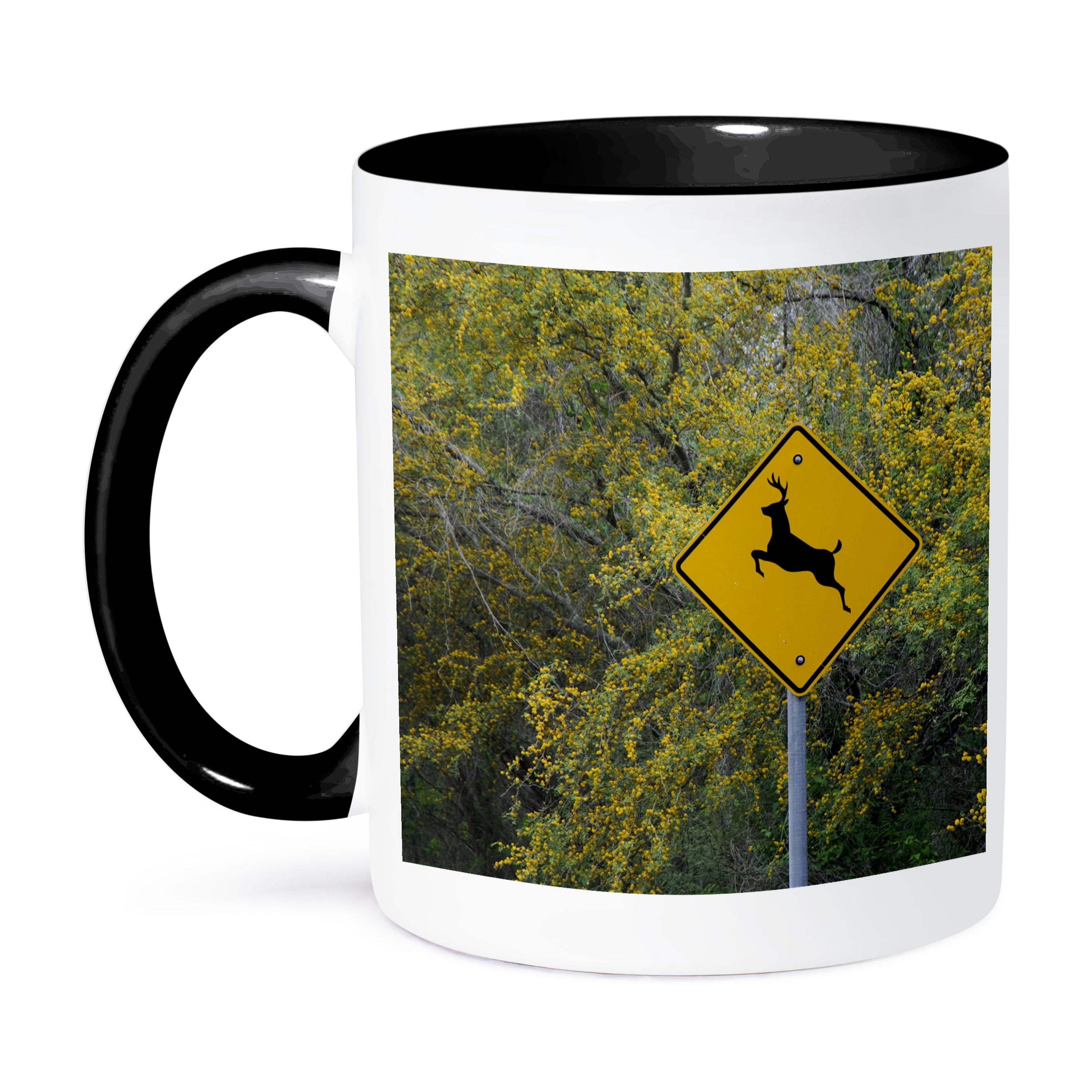 Deer Sign, Huisache Trees, Choke Canyon Sp, Texas - Us44 Rnu0269 - Rolf Nussbaumer, 15oz Two ...