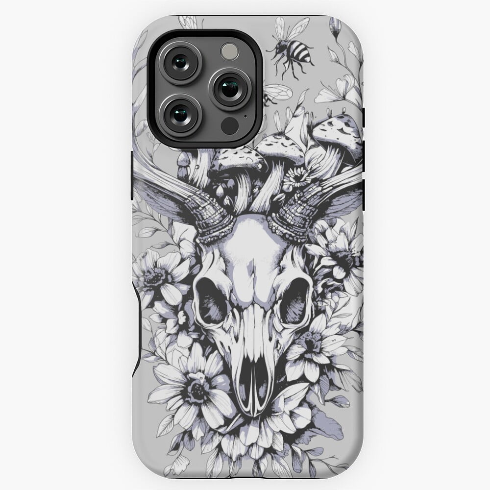 Deer Skeleton Phone Case for iPhone 16 15 14 13 12 11 Pro Max M5905546 ...