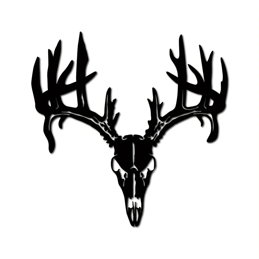 Deer Skull Metal Art, Metal Deer Signs, Metal Deer Art Wall Decor, Deer ...