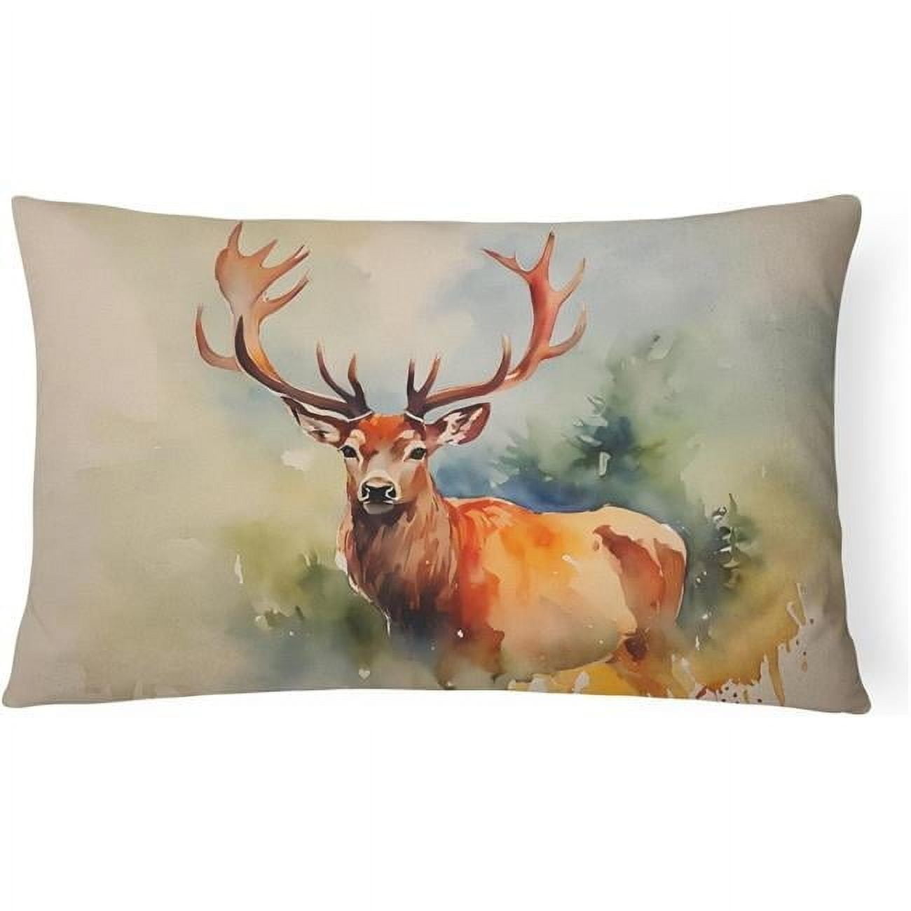 Deer Stag Throw Pillow 12 in x 16 in - Walmart.com