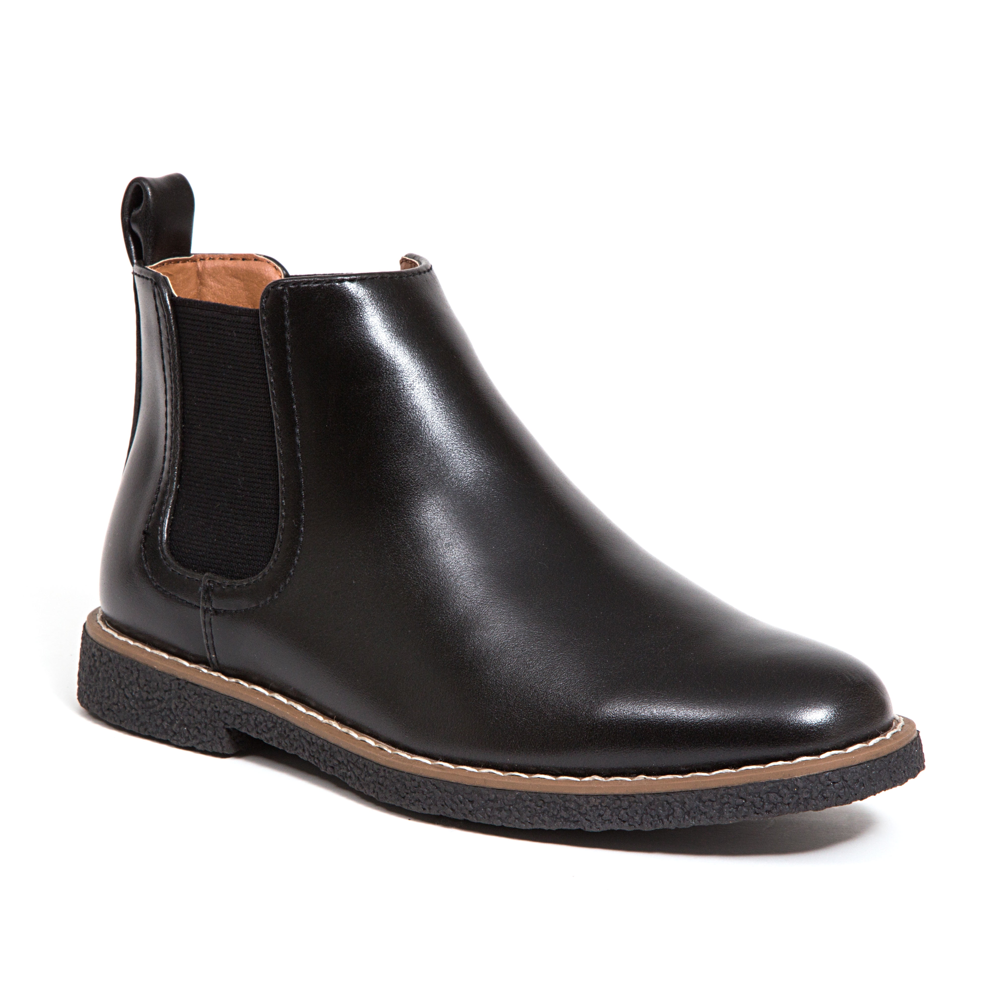 Deer Stags Boys' Zane Dress Comfort Chelsea Boot - Black/Black - 2 ...