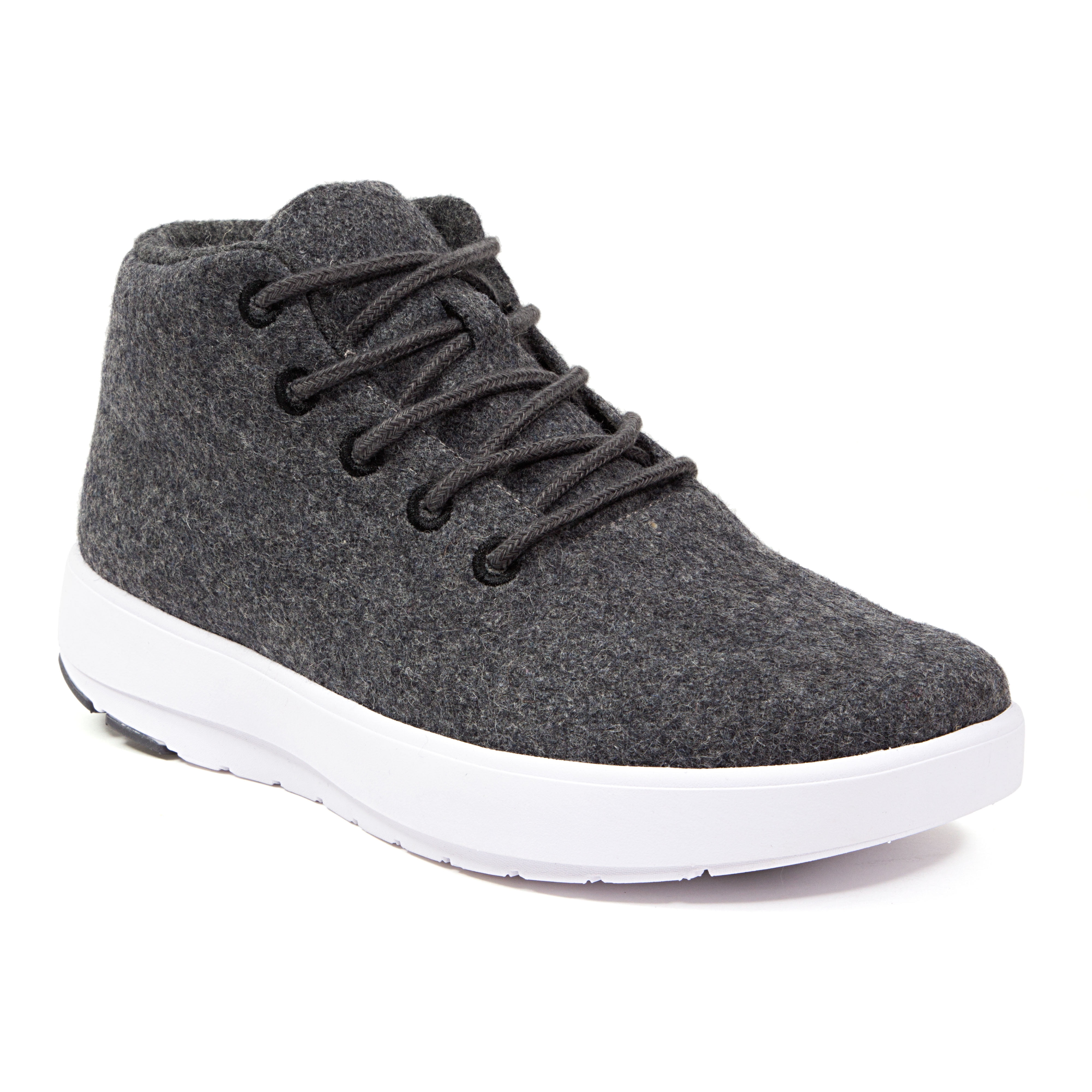 Deer Stags Men's Waylon Faux Wool Water-Repellant Casual Boot - DK Grey ...