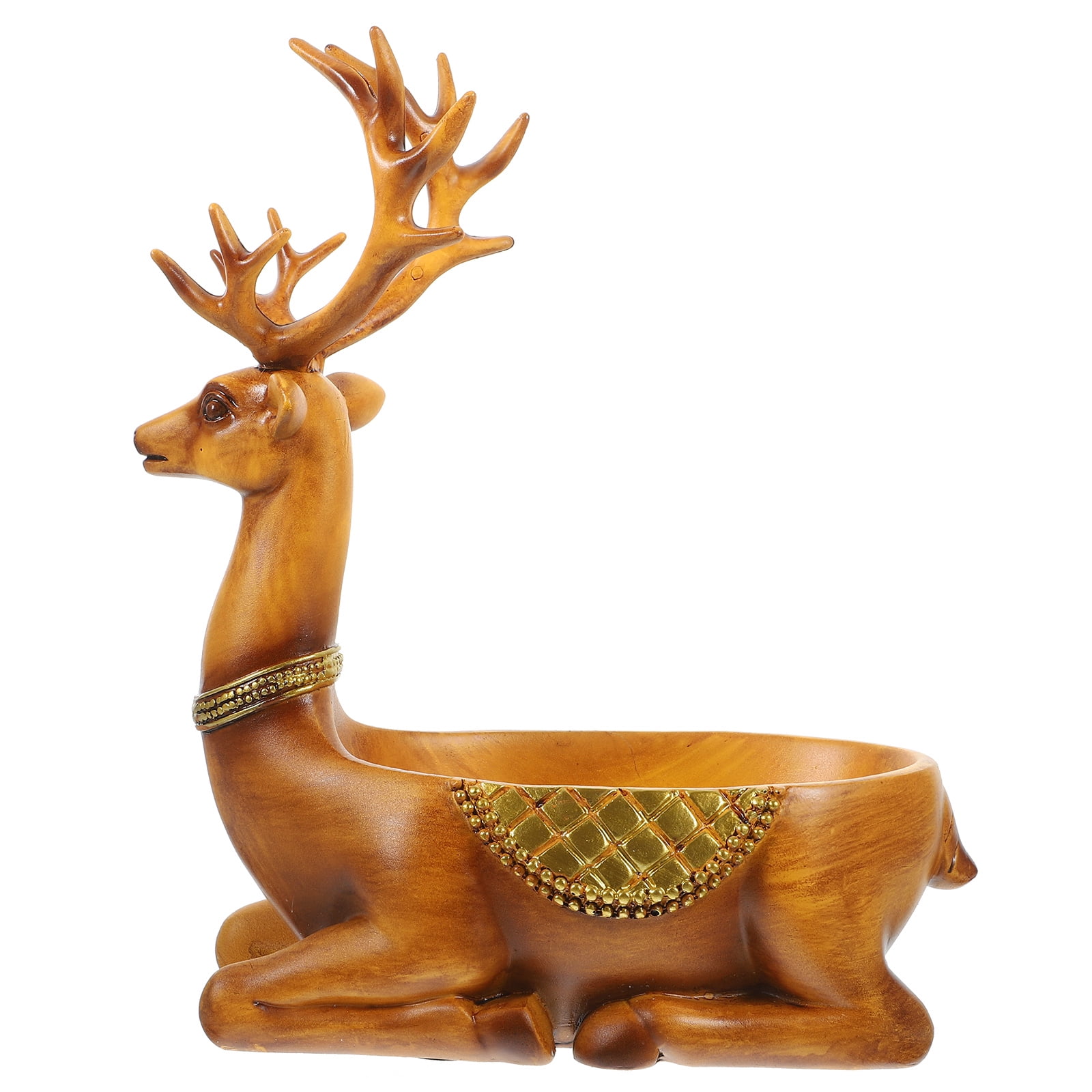 Deer Statue Storage Box Deer Shaped Key Holder Cute Deer Figurine ...
