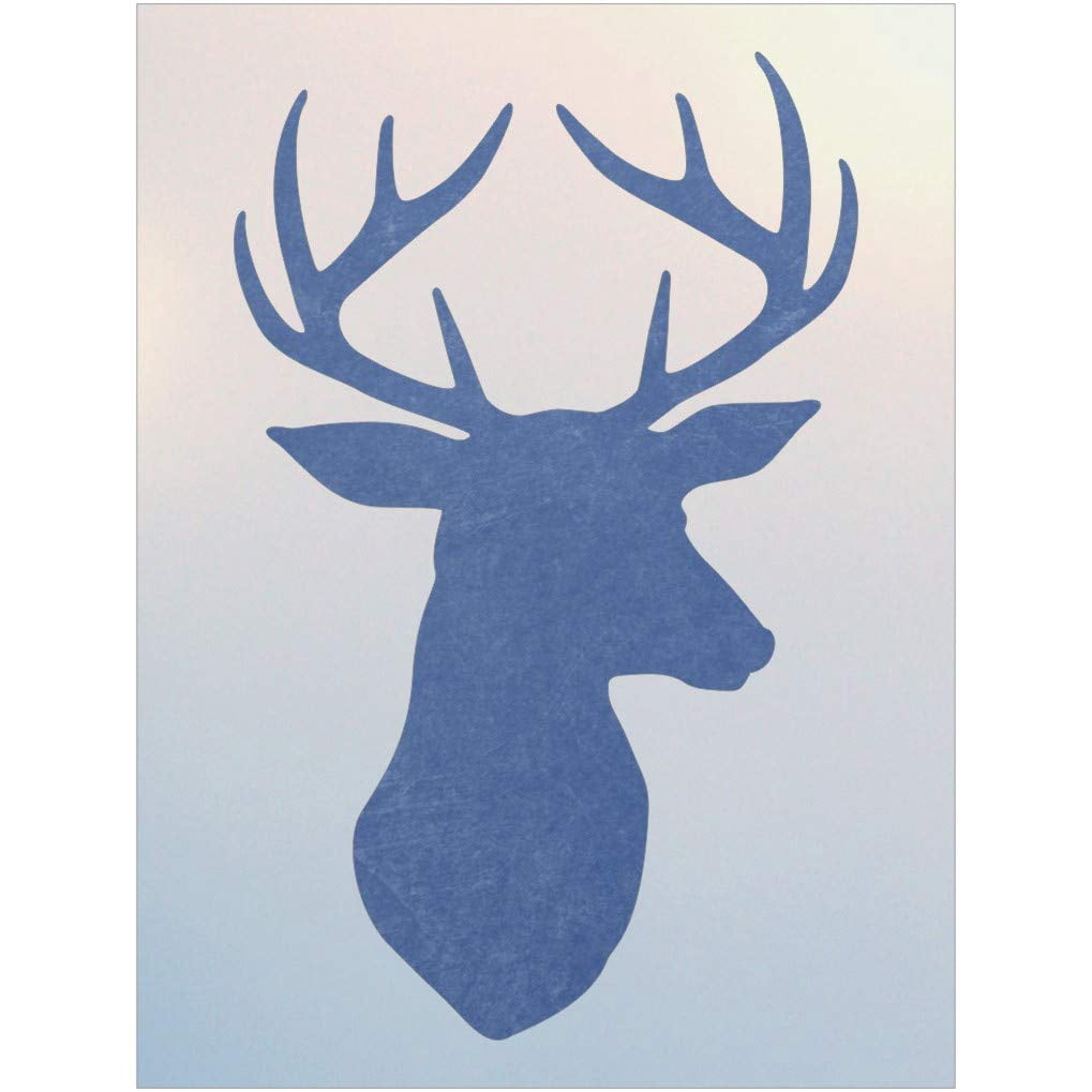 Deer Stencil - Forest Mountain Woodland Wildlife African Wild Animal ...