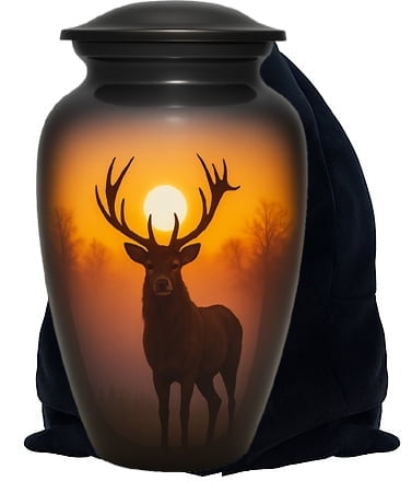 Deer Urn, Deer Cremation Urn for Ashes, Adult Hunting Urn, Buck Urn ...