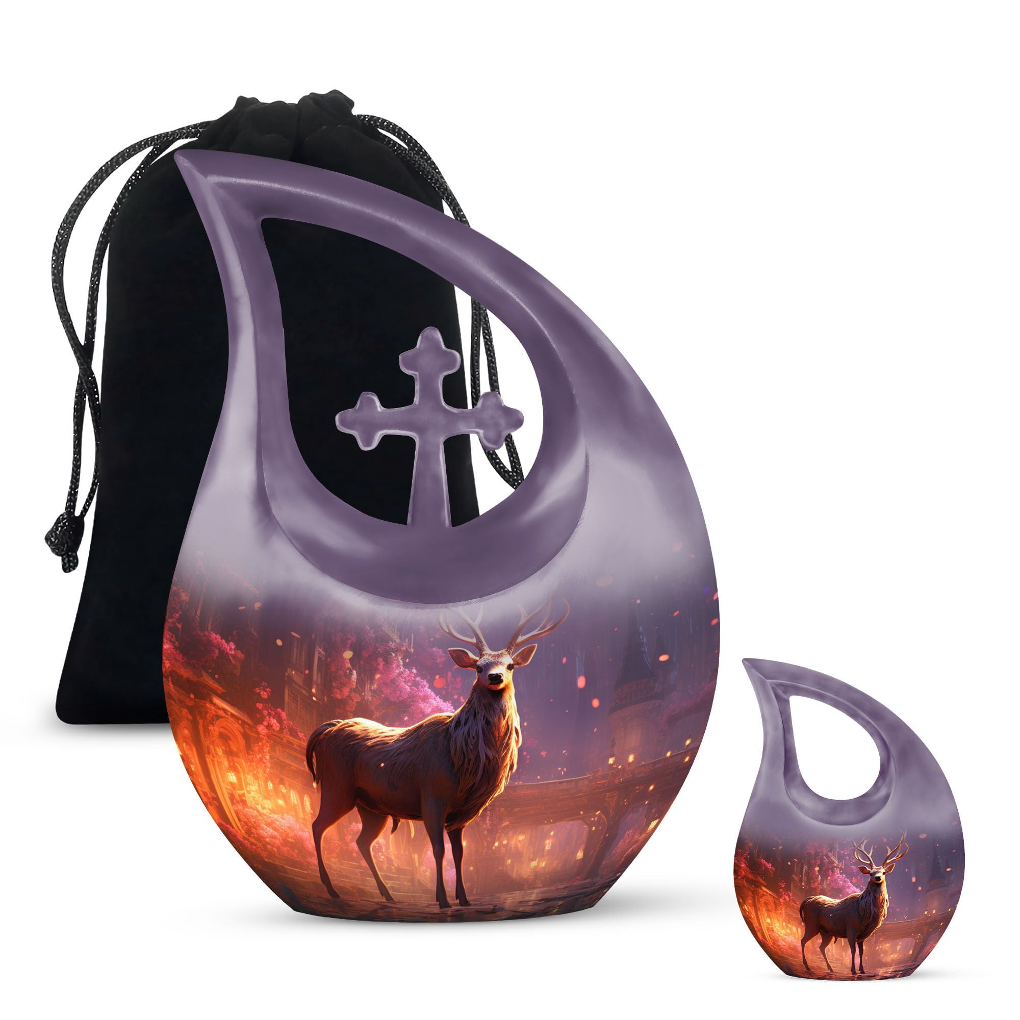 Deer Urn - Keepsake Urns For Human Ashes - Urn For Ashes Adult Male ...