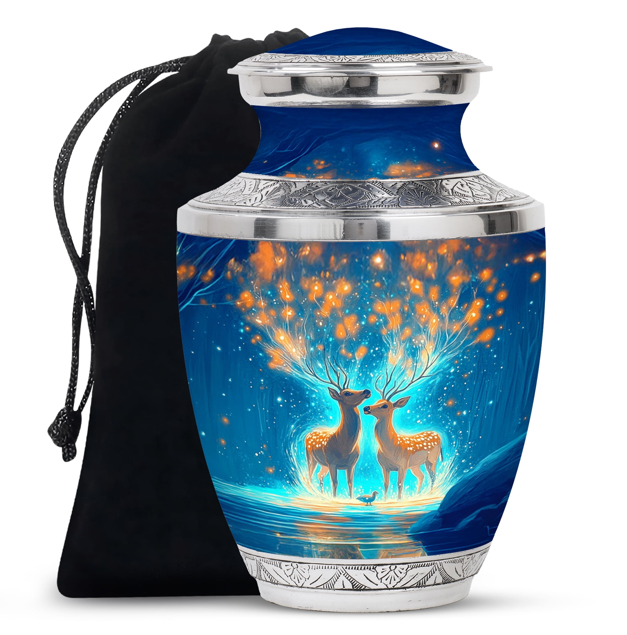 Deer Urn, Small Keepsake Urns, Large Urns for Human Ashes Adult Female ...
