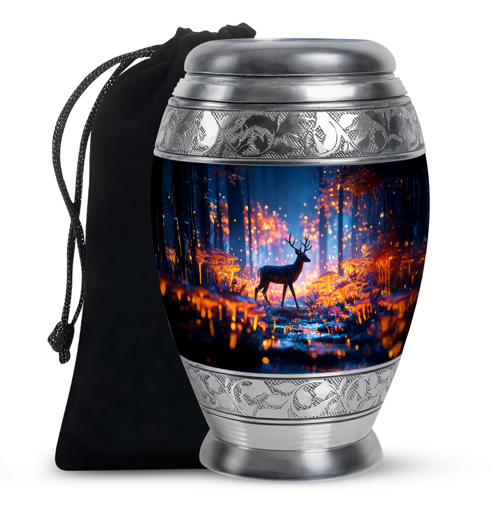 Deer Urns for Ashes Adult Women - Cremation Urns for Mom - Burial Deer ...