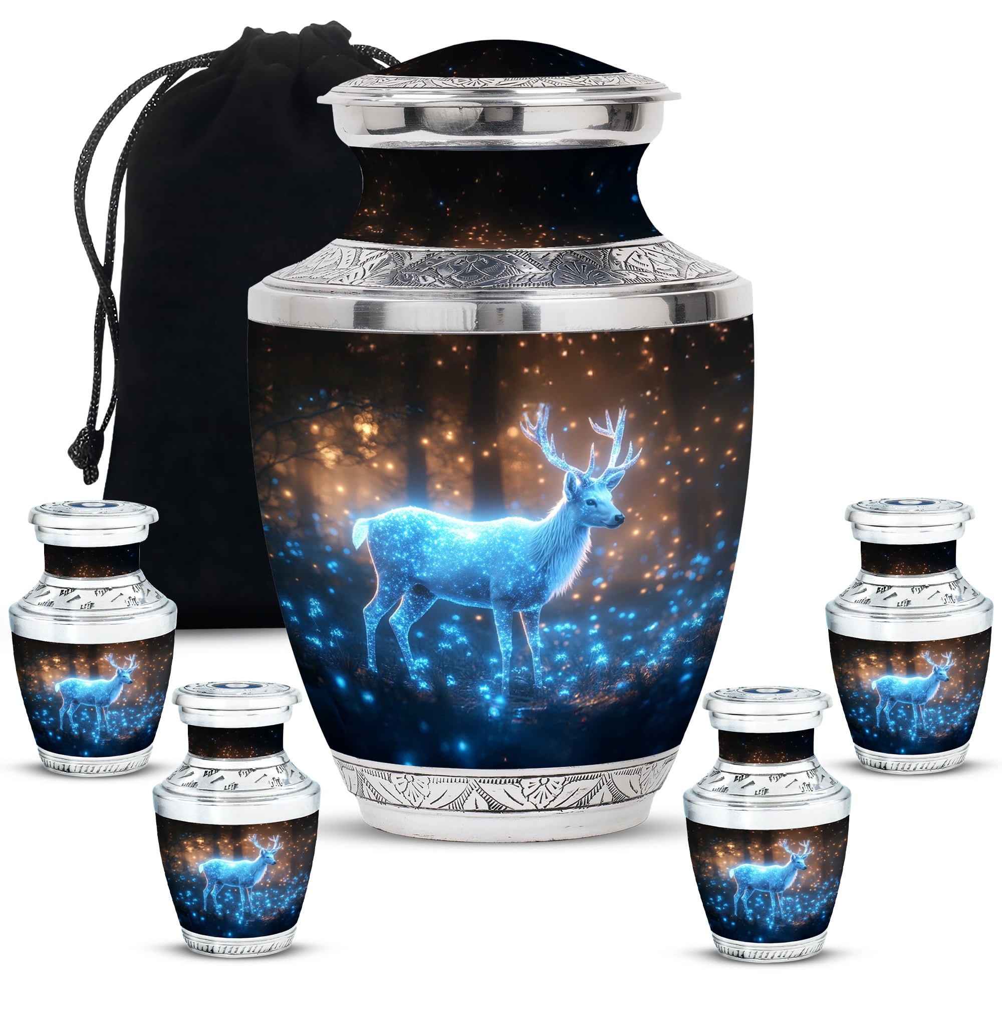 Deer Urns – Large & Keepsake Cremation Urns for Human Ashes, Memorial ...