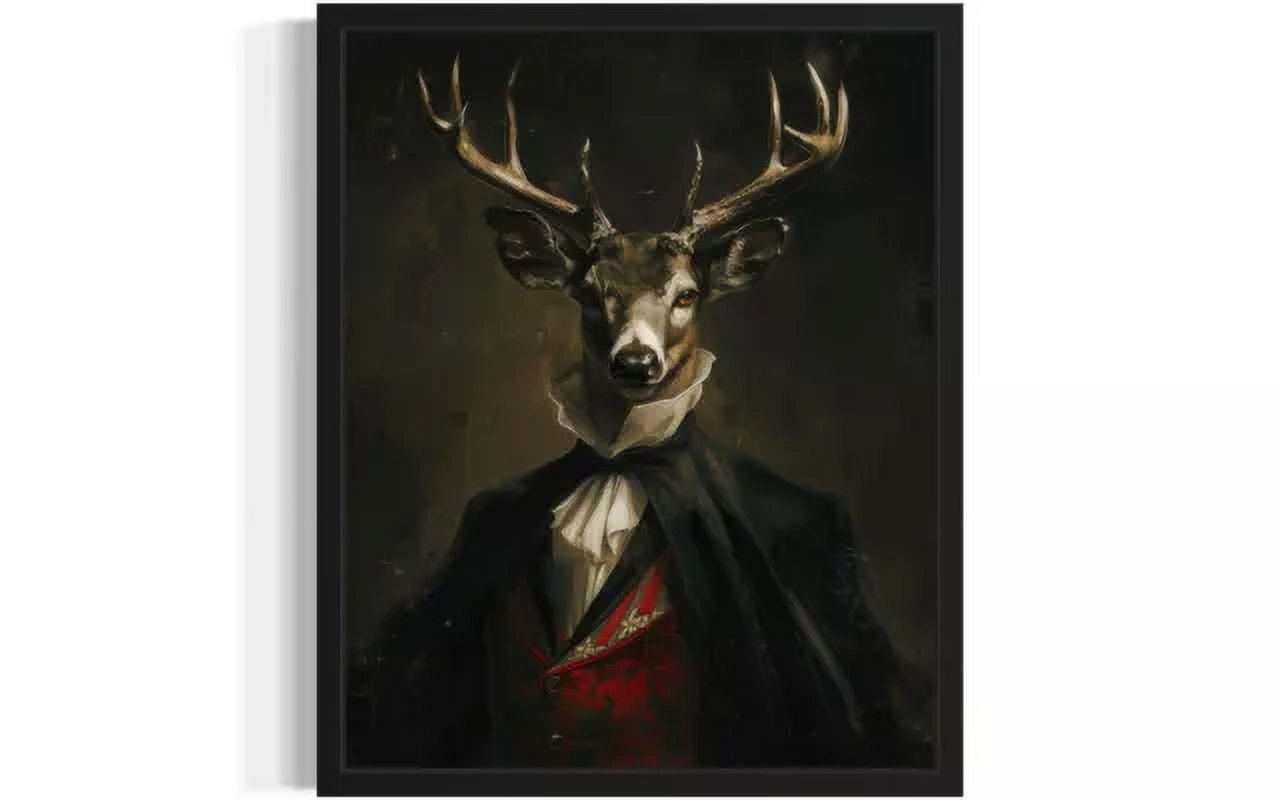 Deer Vampire Animal Photo Art Print Poster Wall Art Painting Phone ...