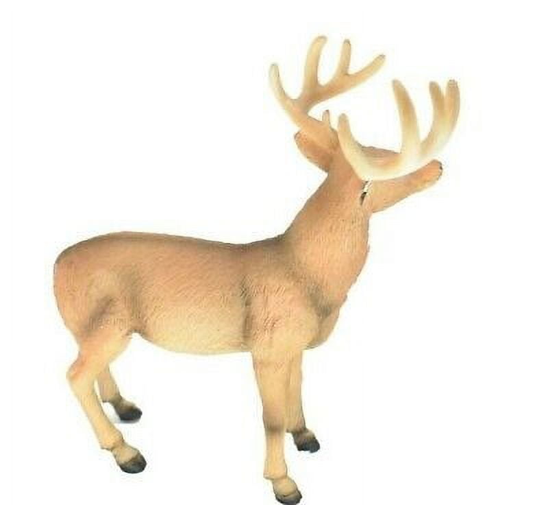 Deer Whitetail Buck Realistic Small Toy Model Plastic Replica Forest ...