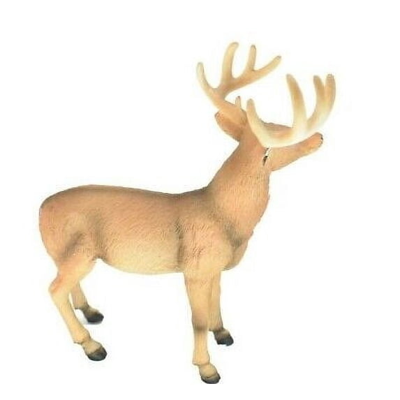 Deer Whitetail Buck Realistic Small Toy Model Plastic Replica Forest ...